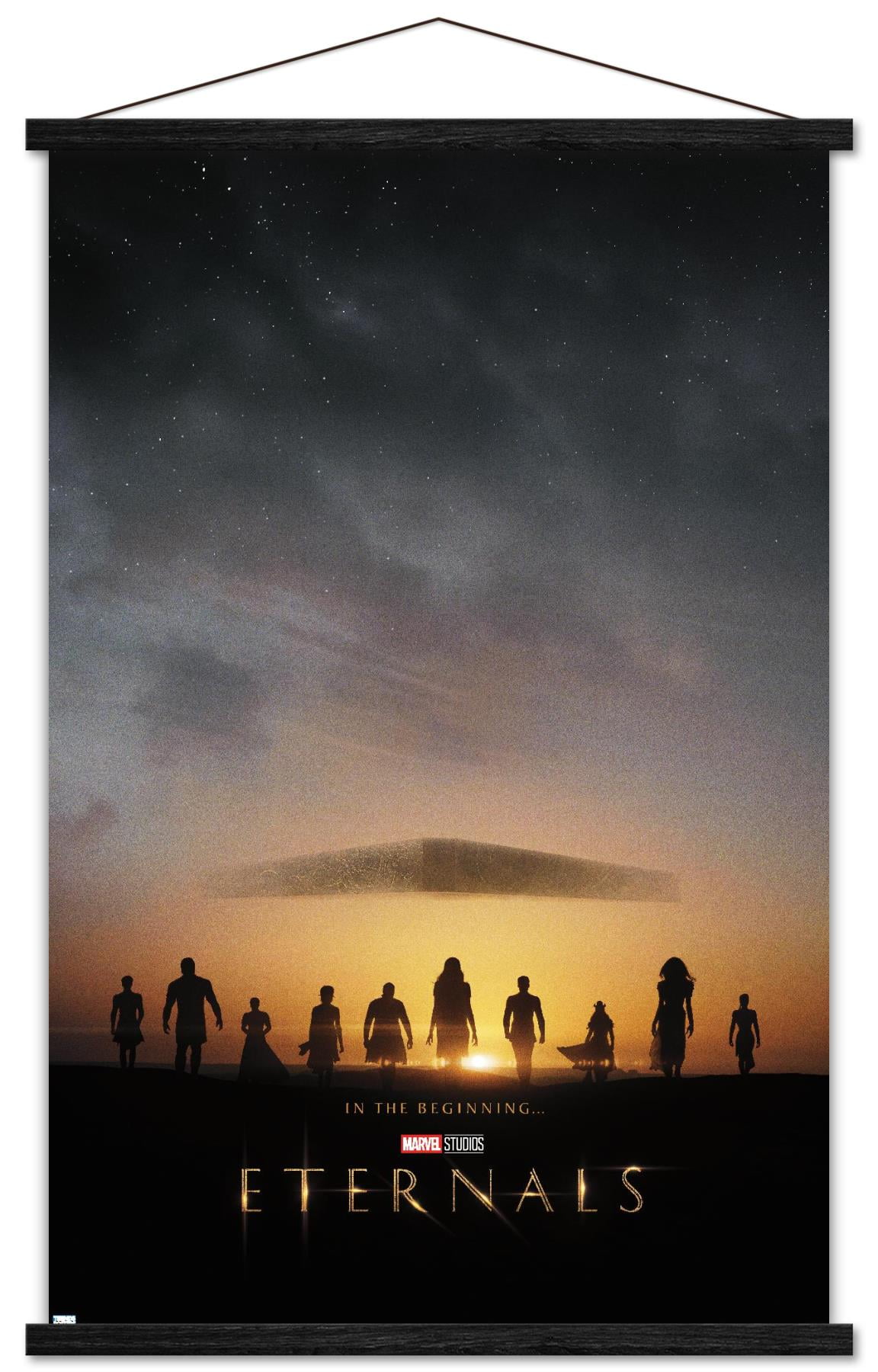 Marvel Eternals - Key Art Wall Poster with Wooden Magnetic Frame, 22. ...