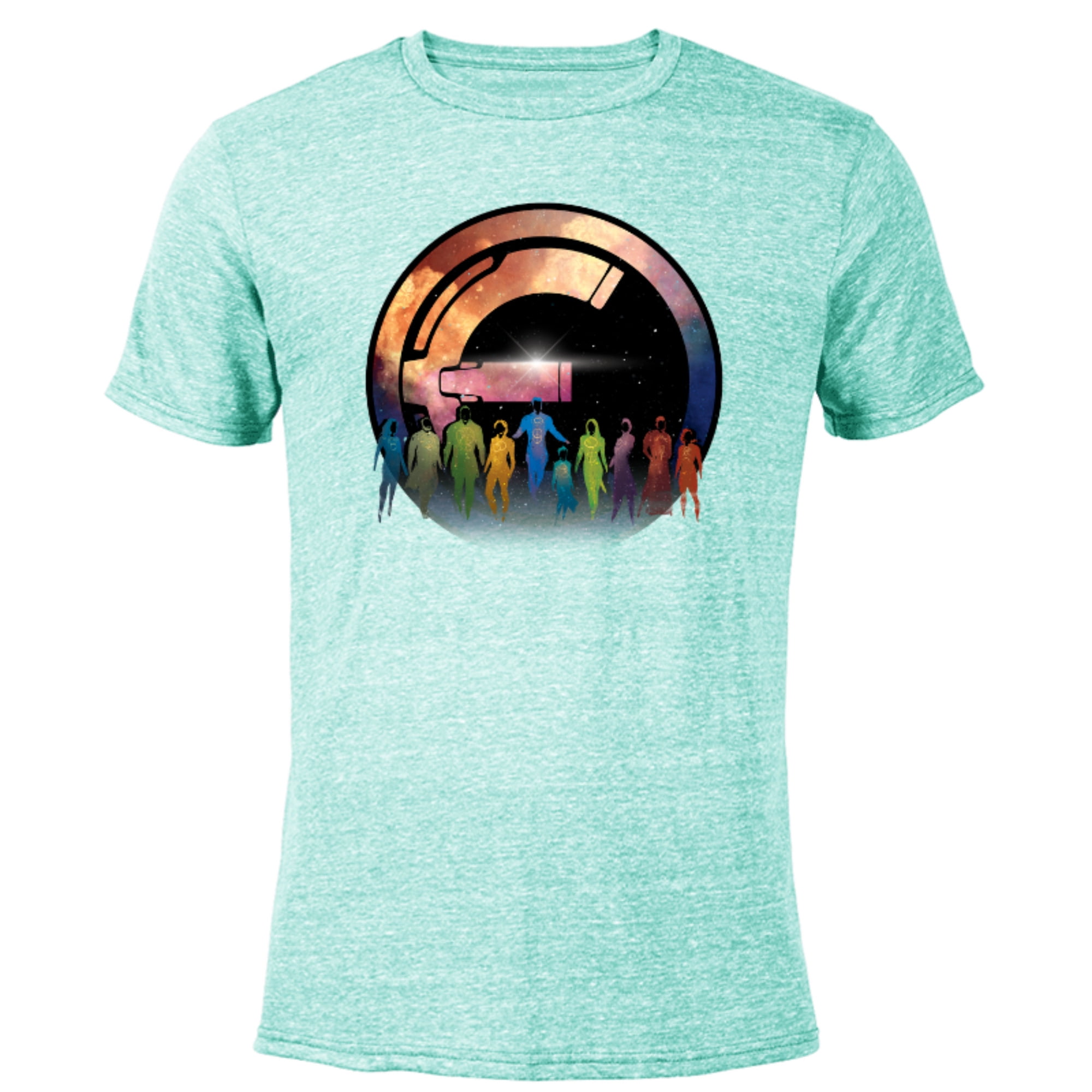 Marvel Eternals Logo Immortal Beings Cosmic Silhouettes - Short Sleeve ...
