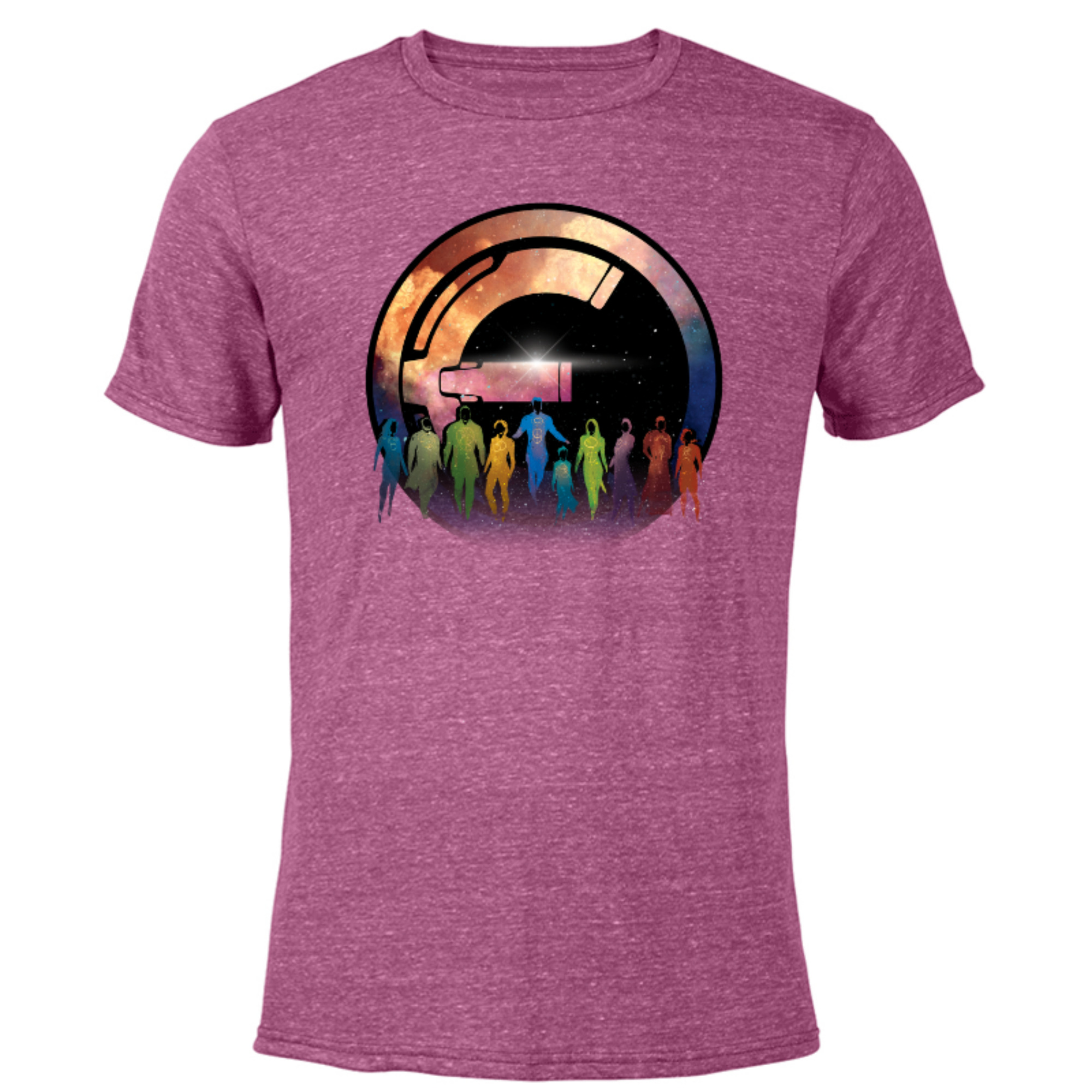 Marvel Eternals Logo Immortal Beings Cosmic Silhouettes - Short Sleeve ...