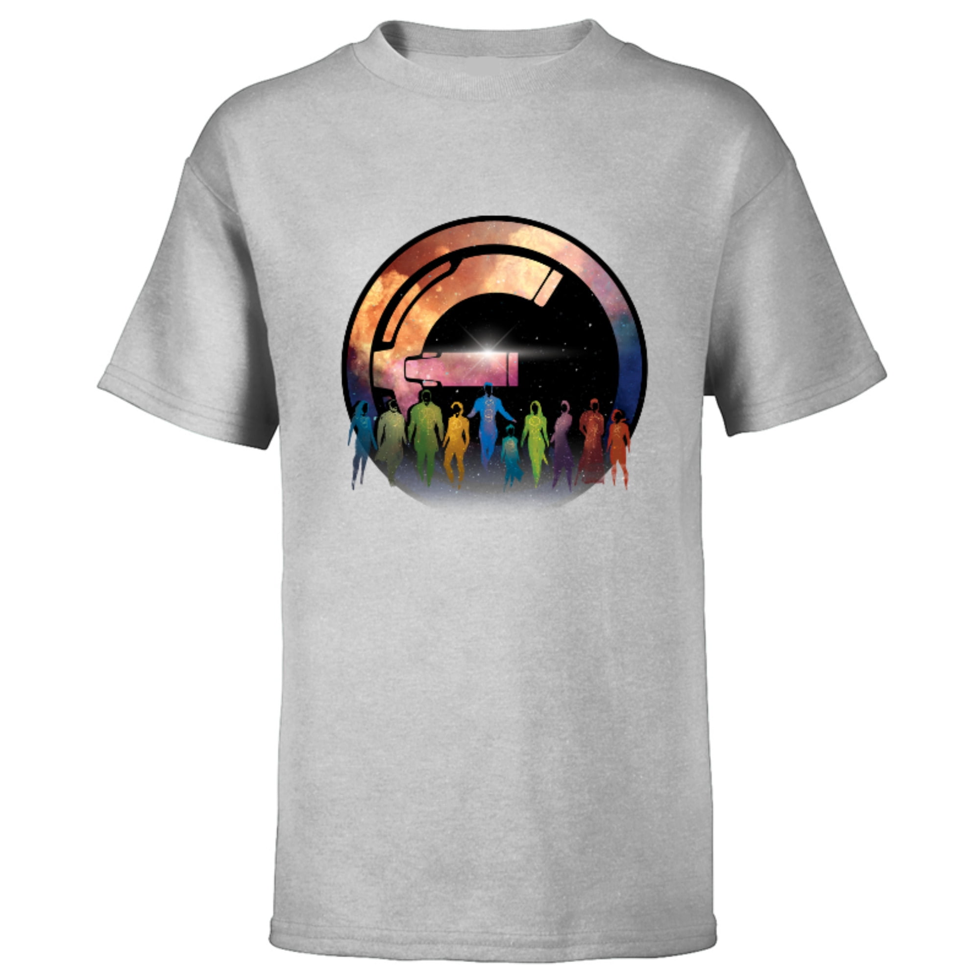 Marvel Eternals Logo Immortal Beings Cosmic Silhouettes - Short Sleeve ...