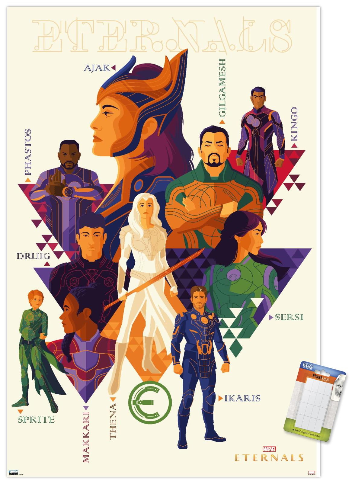 Marvel Eternals - Minimalist Wall Poster, 22.375" x 34" - Walmart.com