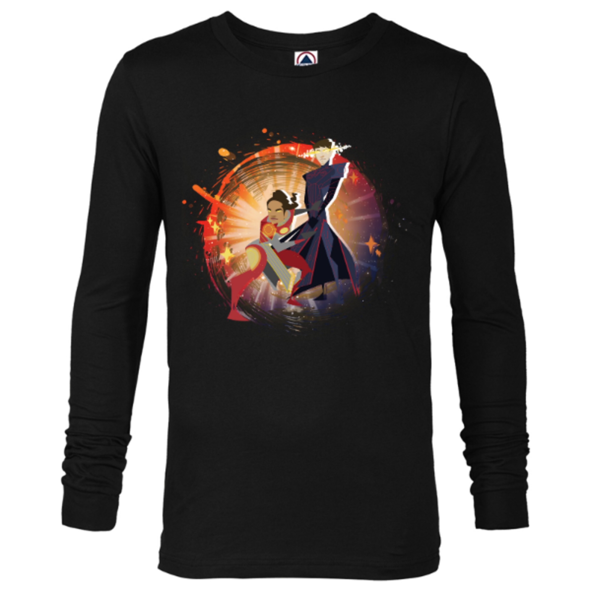 Marvel Eternals Stylized Cartoon Makkari and Druig - Long Sleeve T ...
