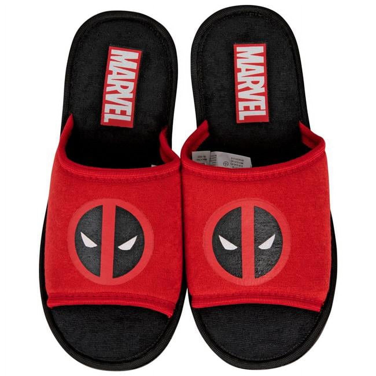 Marvel Face Symbol Slides Sandals, Small - Walmart.com