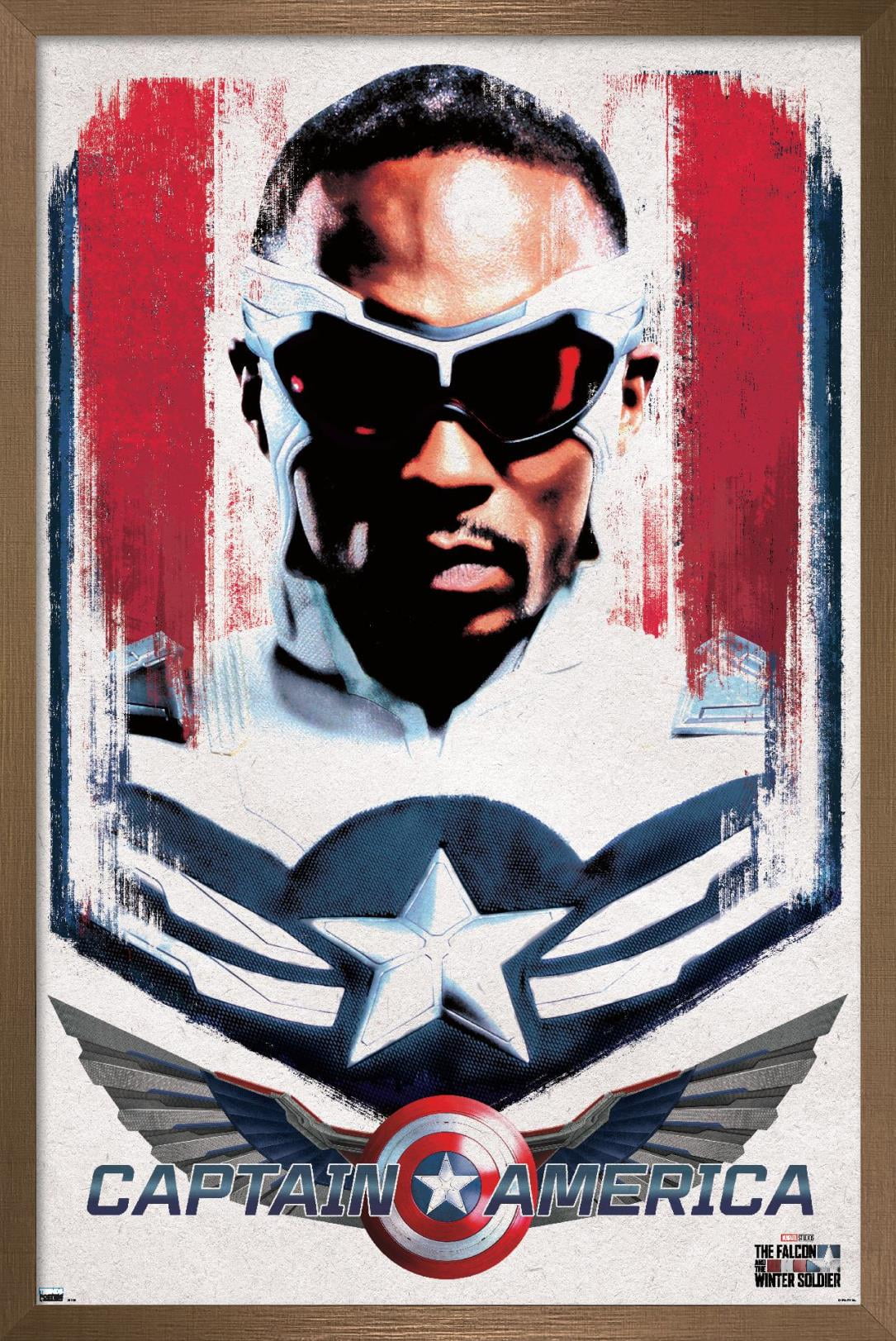 Marvel Falcon and Winter Soldier - Falcon Illustration Wall Poster, 22. ...
