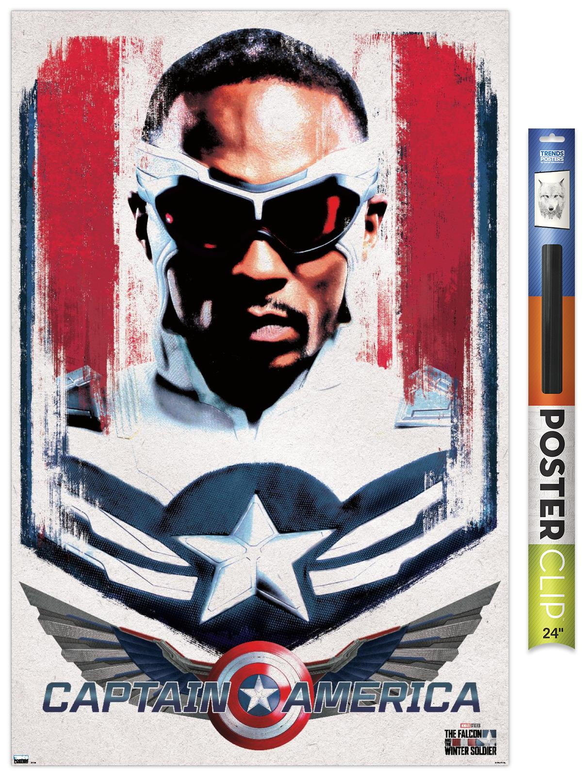 Marvel Falcon and Winter Soldier - Falcon Illustration Wall Poster, 22. ...