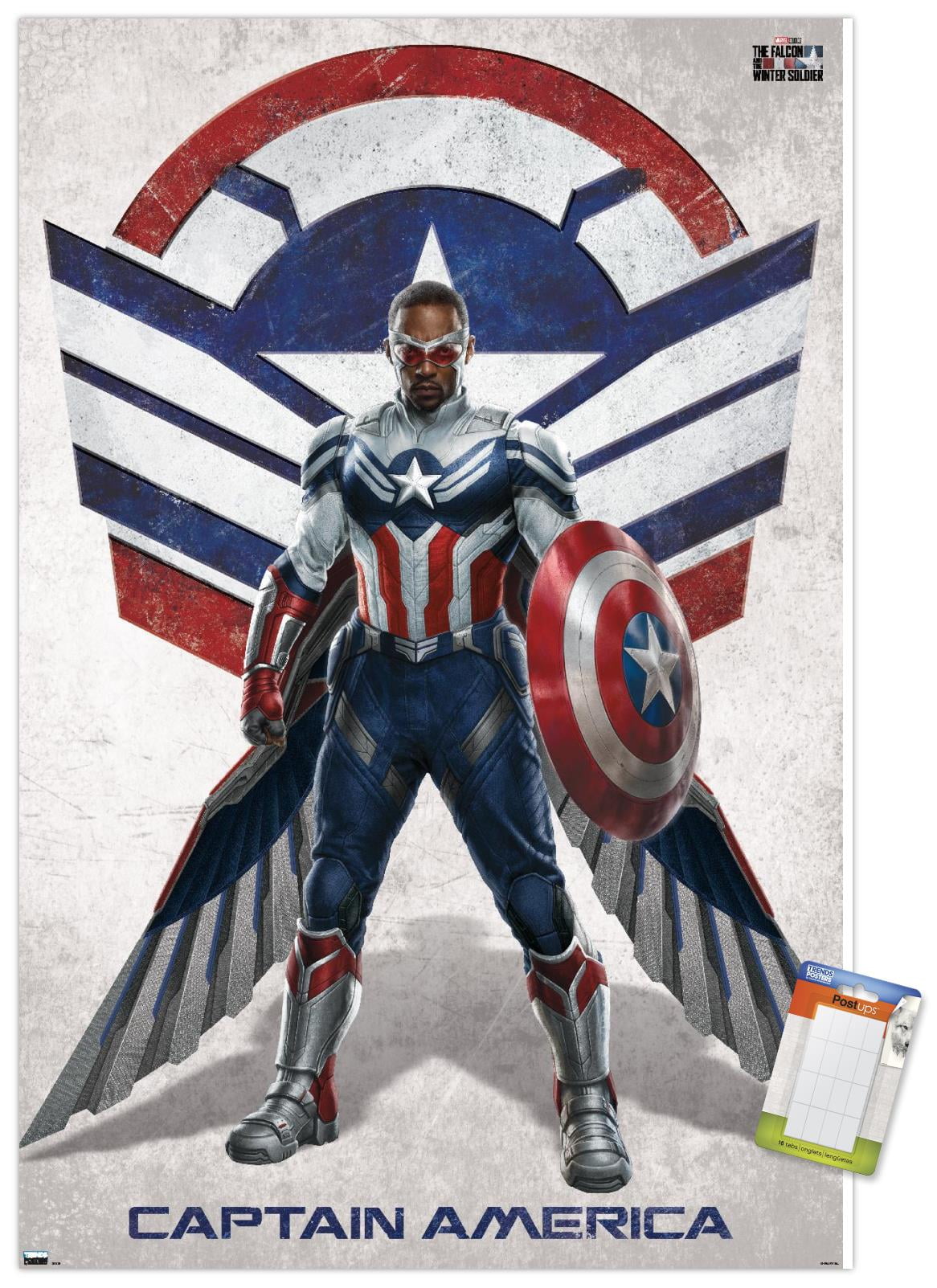 Marvel Falcon and Winter Soldier - Falcon Portrait Wall Poster, 14.725 ...