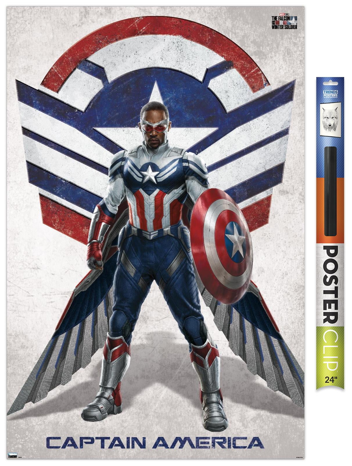 Marvel Falcon and Winter Soldier - Falcon Portrait Wall Poster, 22.375 ...