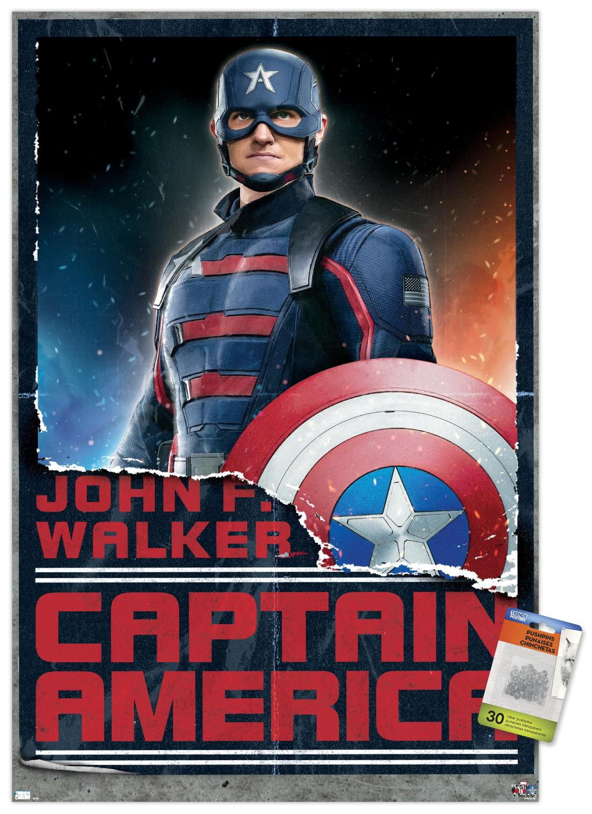 Marvel Falcon and Winter Soldier - John F. Walker Wall Poster with ...