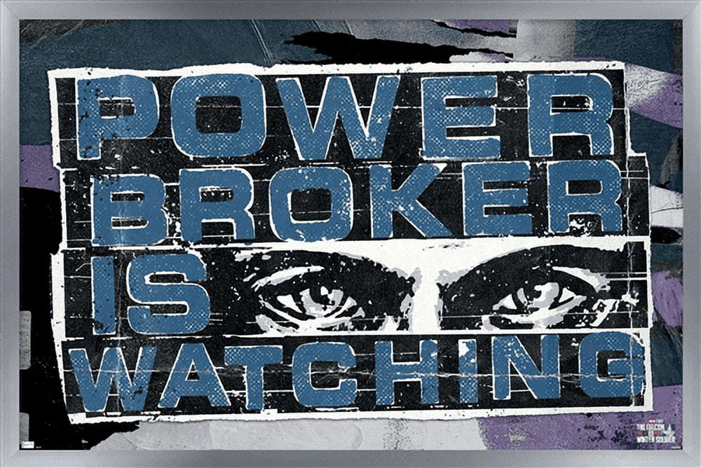 Marvel Falcon and Winter Soldier - Power Broker Watching 1 Wall Poster ...
