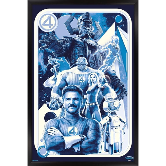 Marvel Fantastic Four: First Steps (2025) - Blue Group Wall Poster, 14. ...