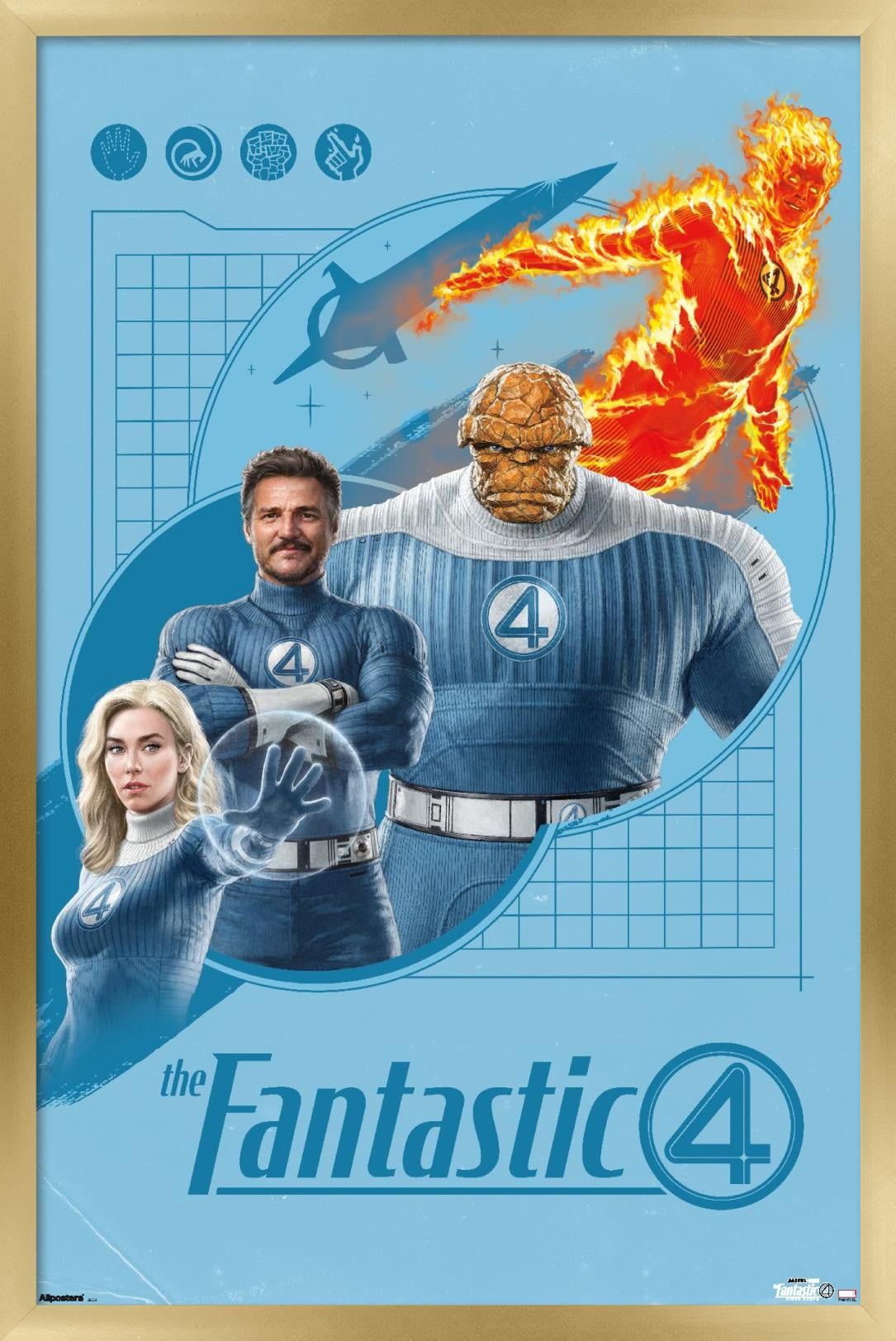 Marvel Fantastic Four: First Steps (2025) - First Family Wall Poster ...