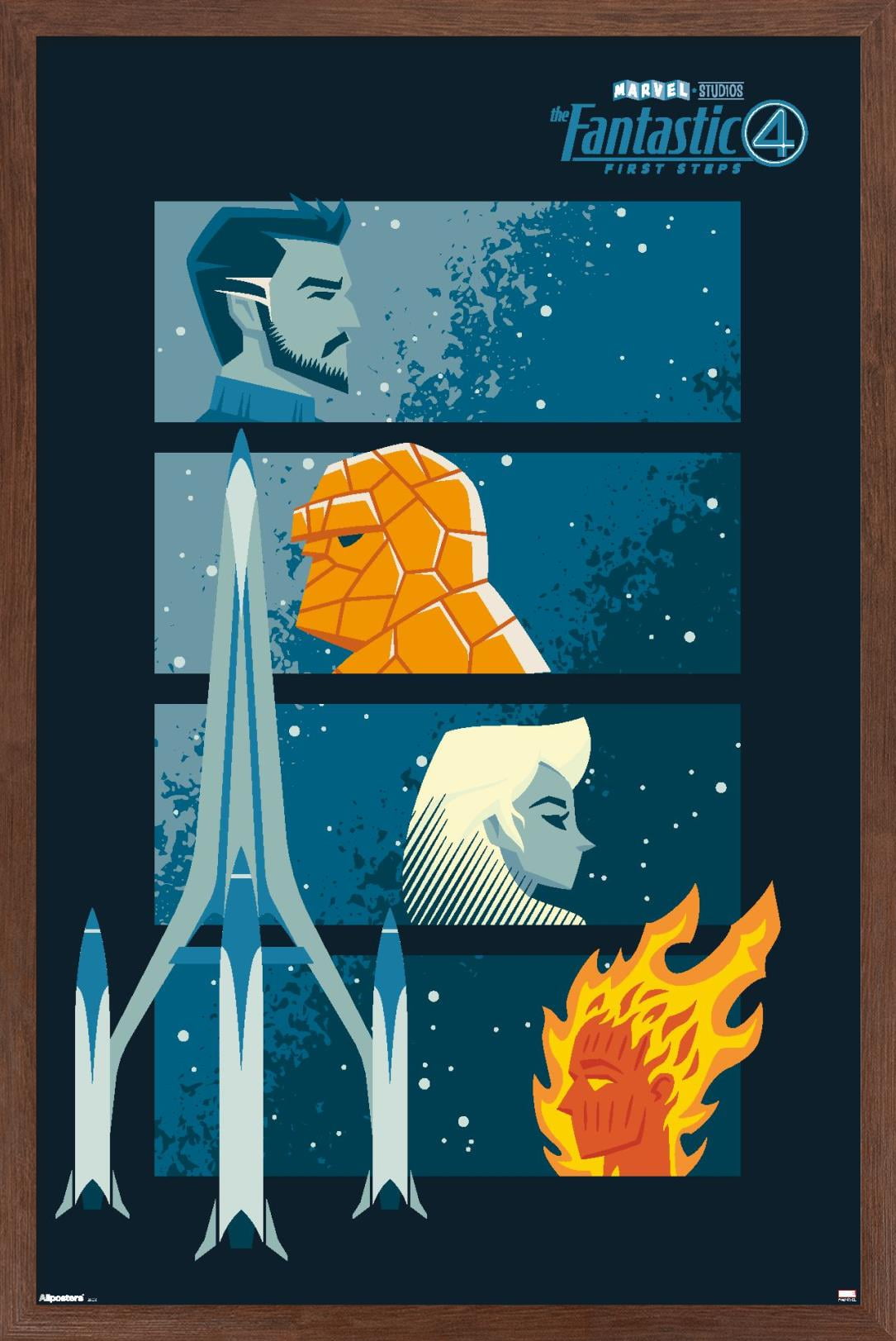 Marvel Fantastic Four: First Steps (2025) - Illustration Wall Poster ...