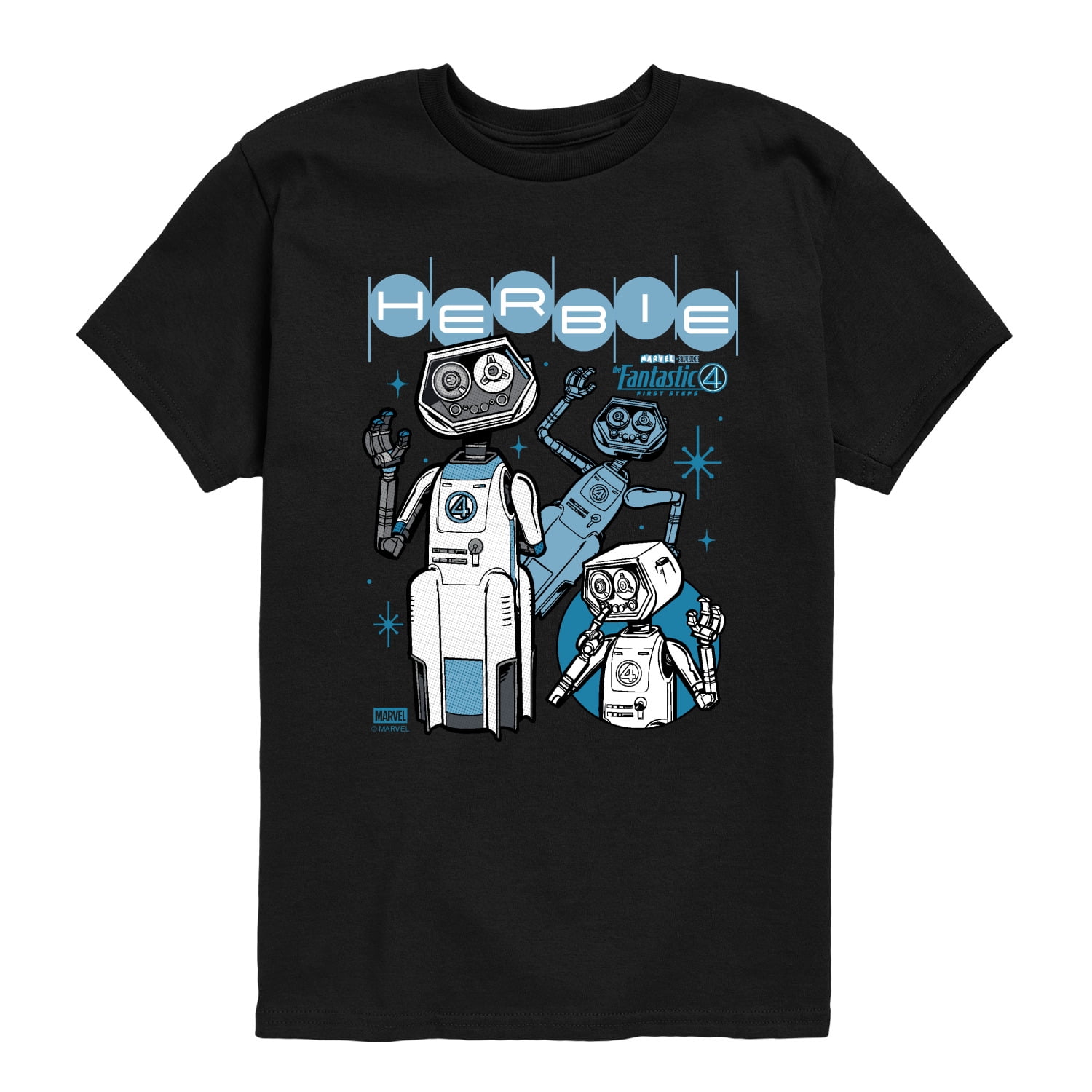 Fantastic Four - Herbie - Youth Boys Short Sleeve Graphic T-Shirt ...