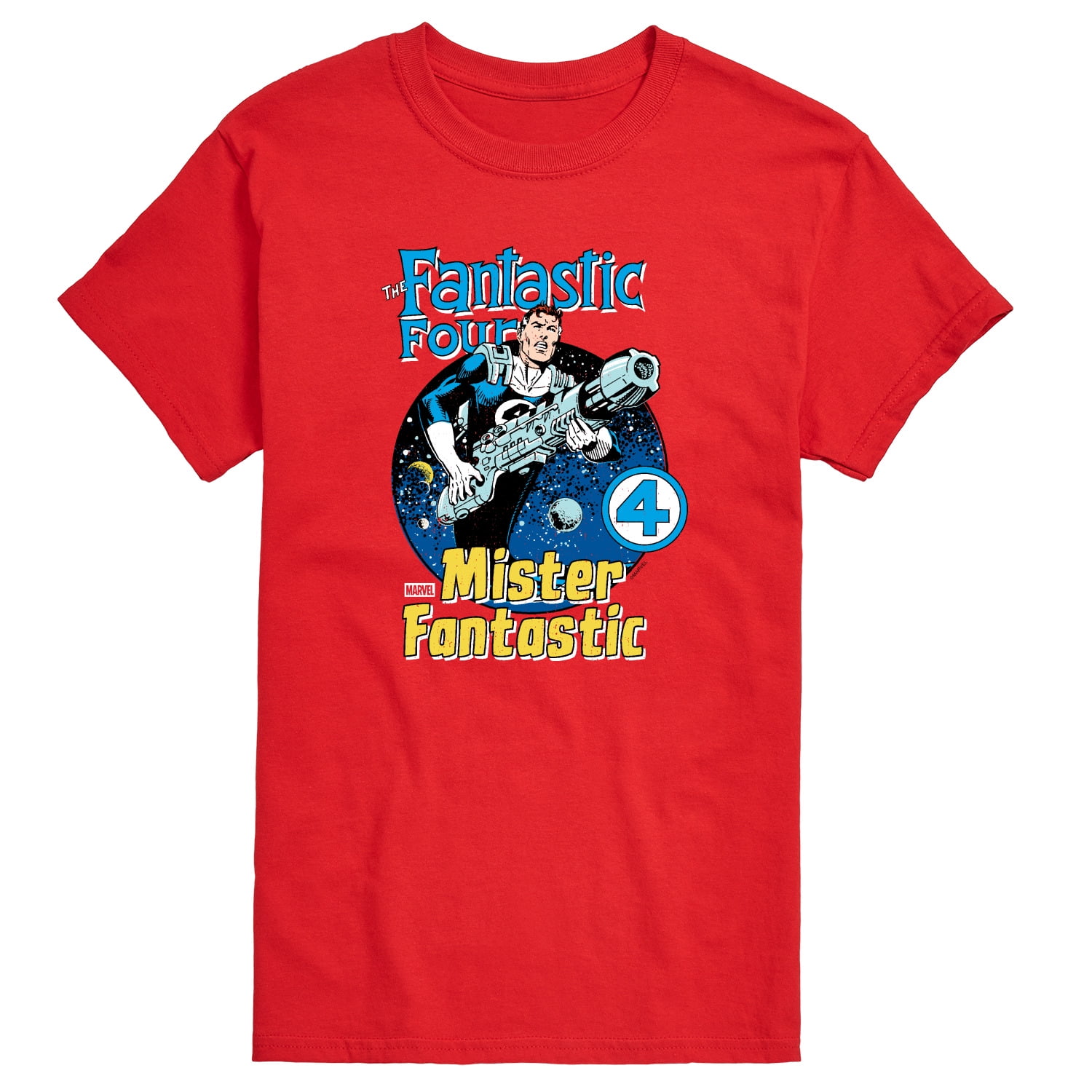 Marvel - Fantastic Four Mr Fantastic Comic Cover - Men's Short Sleeve ...