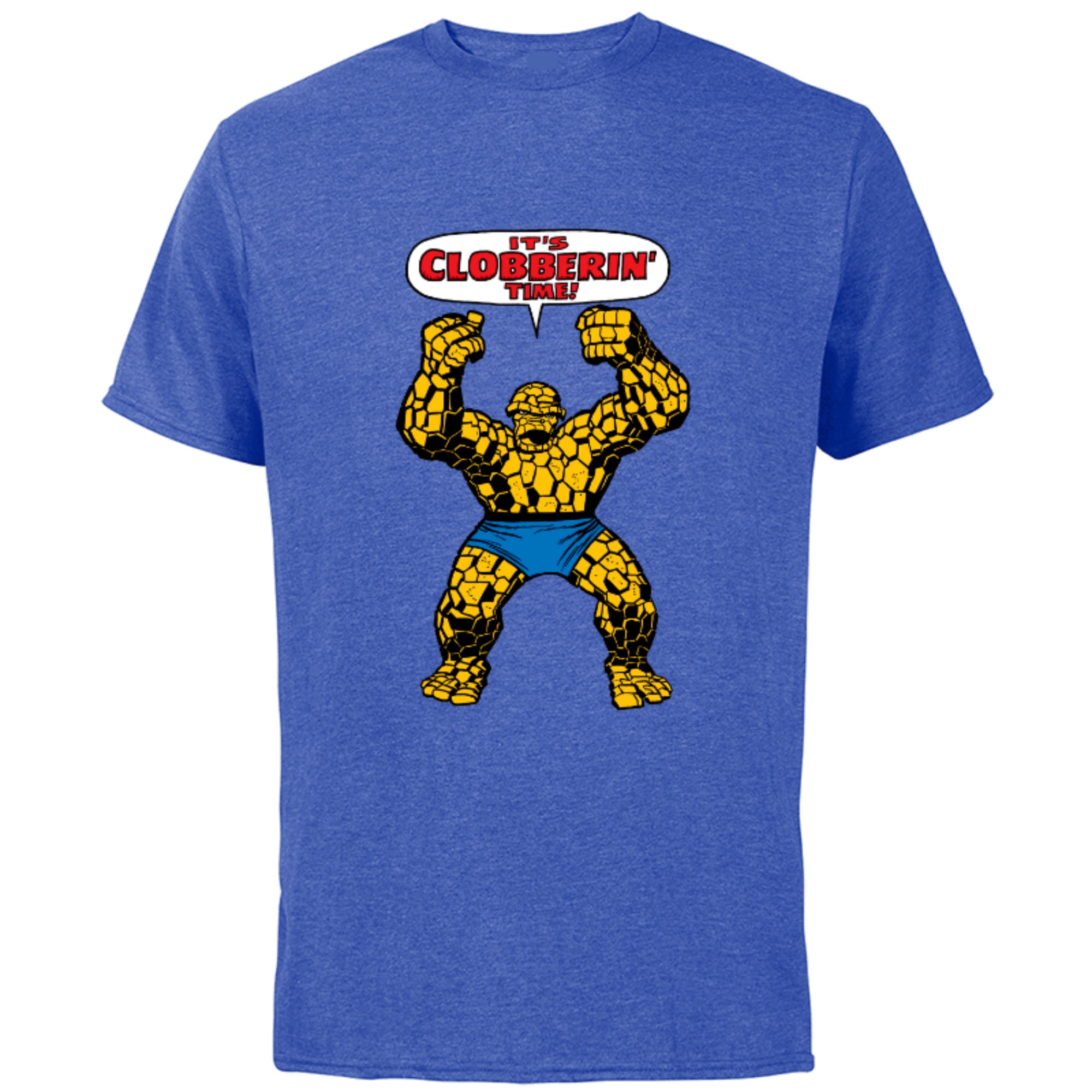 Marvel Fantastic Four The Thing Clobberin' Time - Short Sleeve Cotton T ...