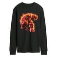 Marvel - Fire Red Hulk - Men's Long Sleeve Graphic T-Shirt - Walmart.com