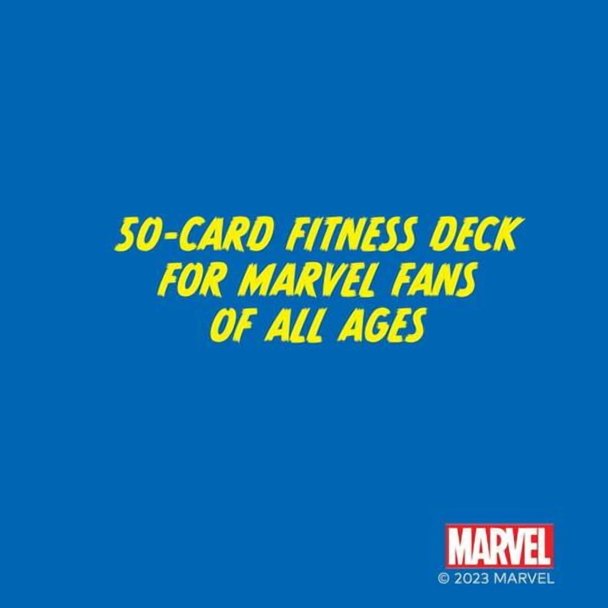 Marvel Fitness Deck: Be the Hero of Your Exercise Adventure - Walmart.com