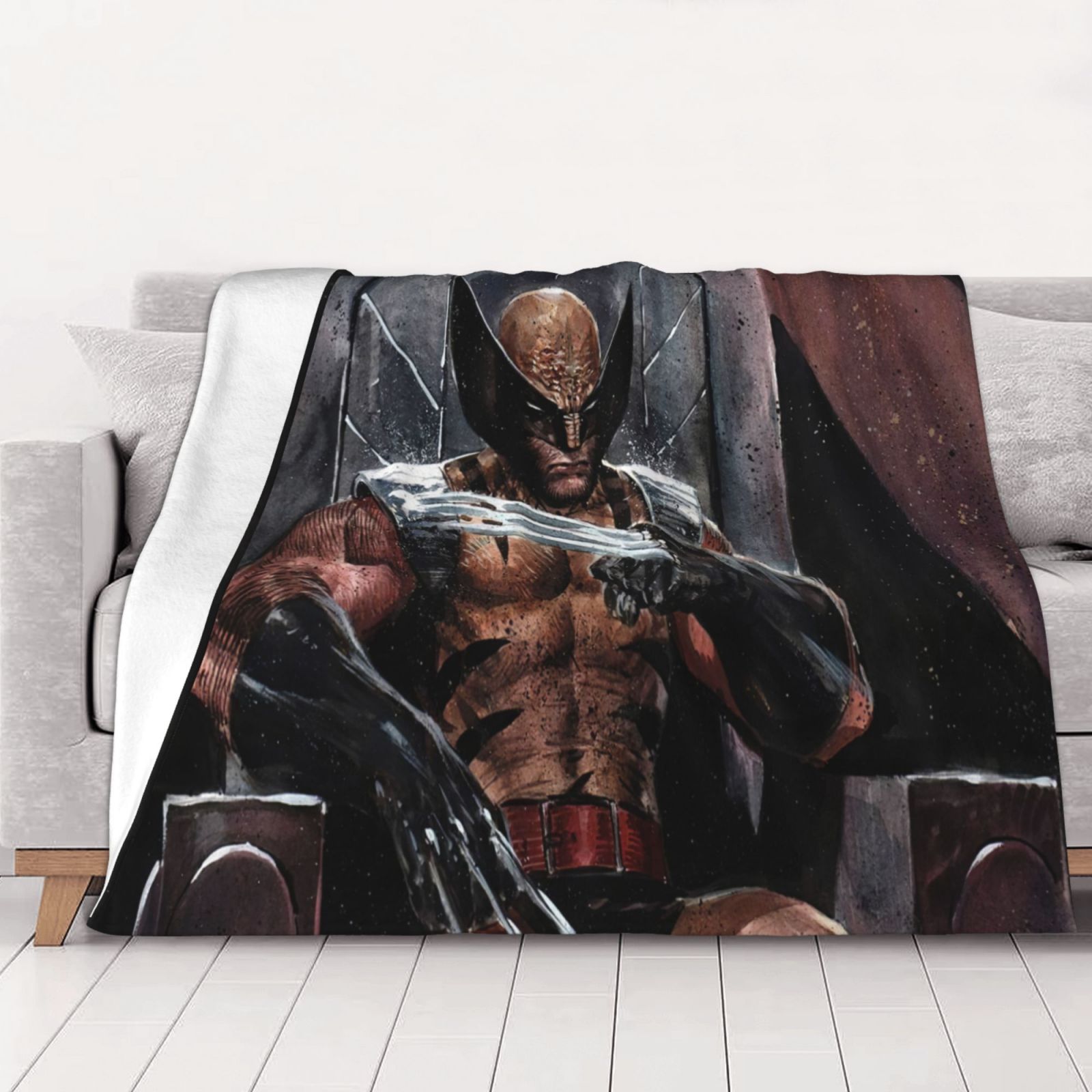 Marvel Flannel Blanket - Comic-Inspired, Multi-Size, Ideal For Sofas ...