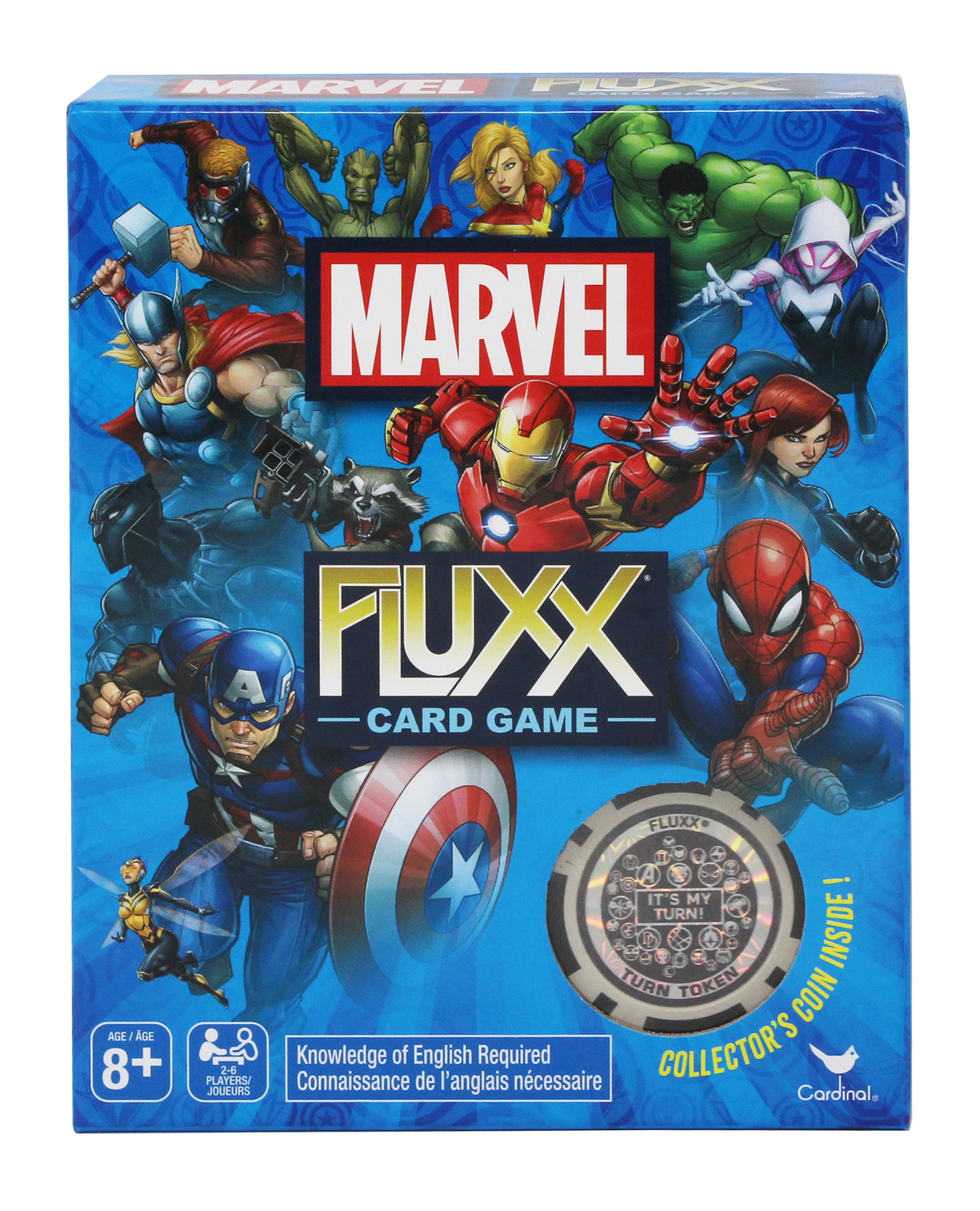 Marvel Fluxx Card Game with Collector's Coin - Walmart.com