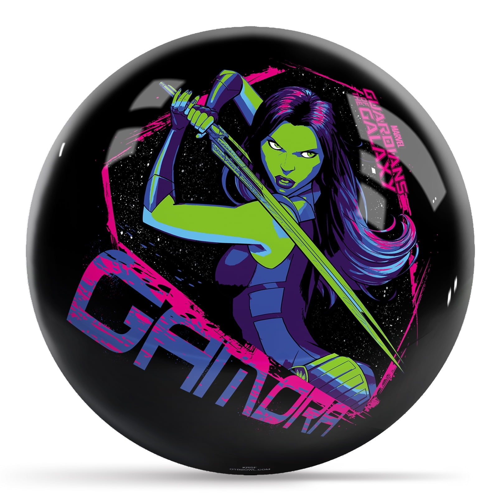 Marvel - GOG - Gamora 12lb Bowling Ball - Walmart.com