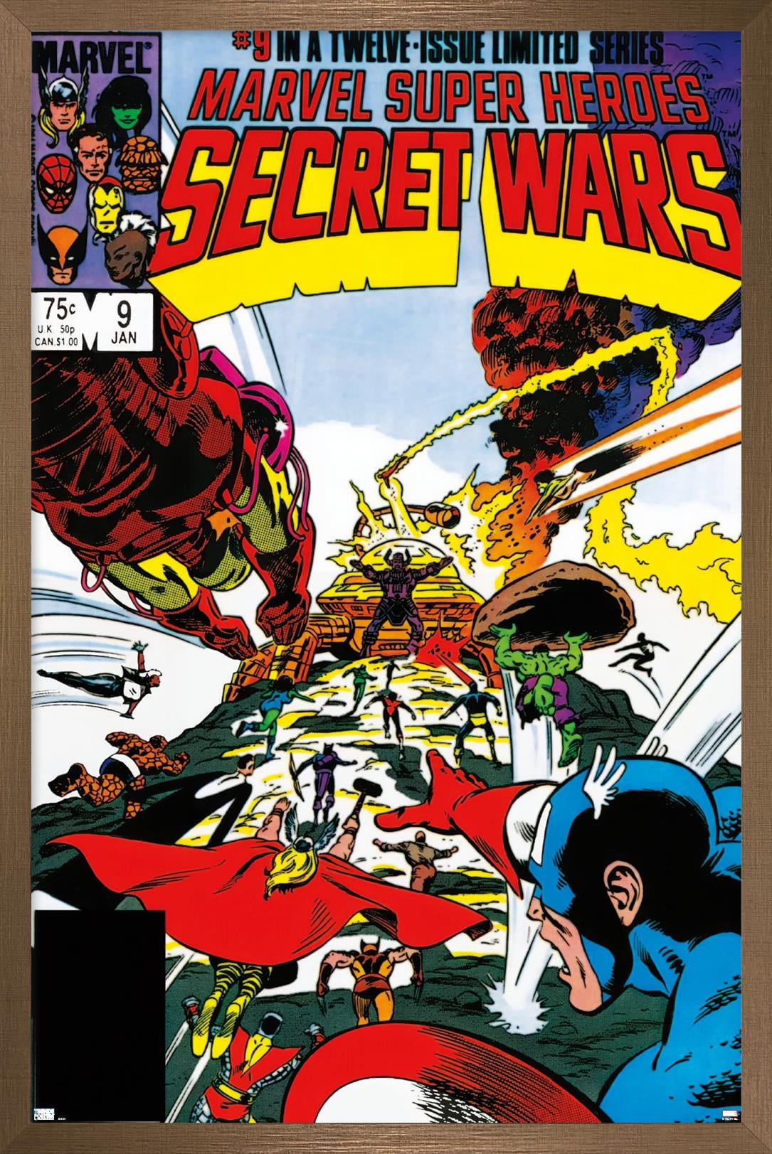 Marvel Galactus - Secret Wars #9 Wall Poster, 22.375" x 34" Framed ...