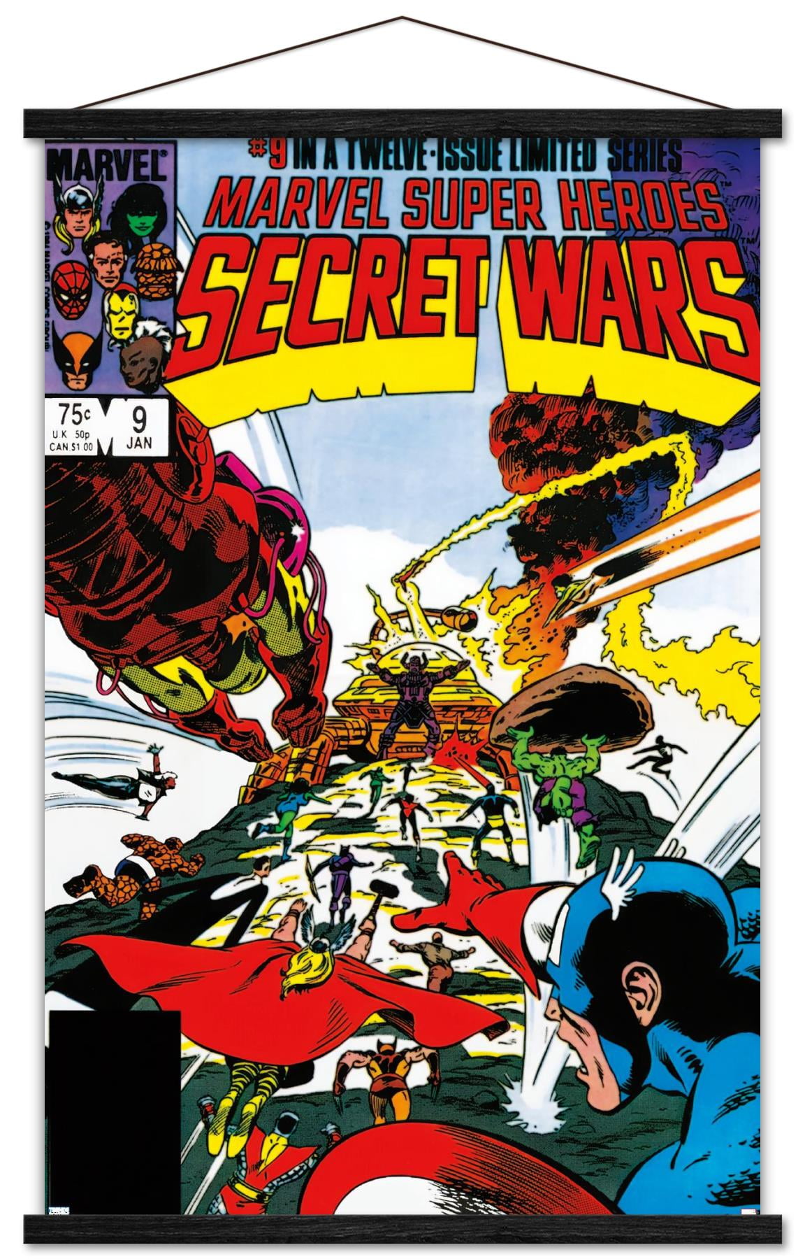 Marvel Galactus - Secret Wars #9 Wall Poster with Magnetic Frame, 22. ...