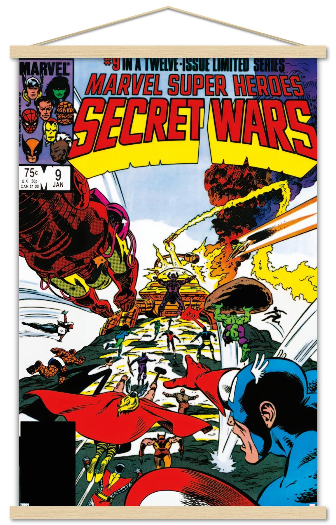 Marvel Galactus - Secret Wars #9 Wall Poster with Magnetic Frame, 22. ...