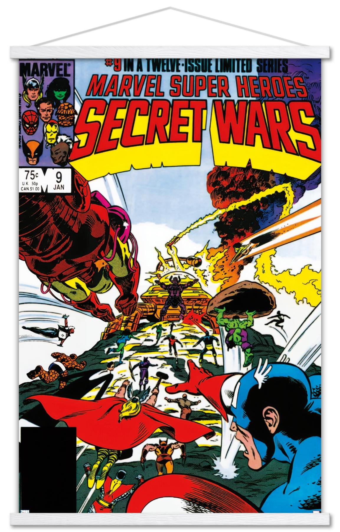Marvel Galactus - Secret Wars #9 Wall Poster with Magnetic Frame, 22. ...