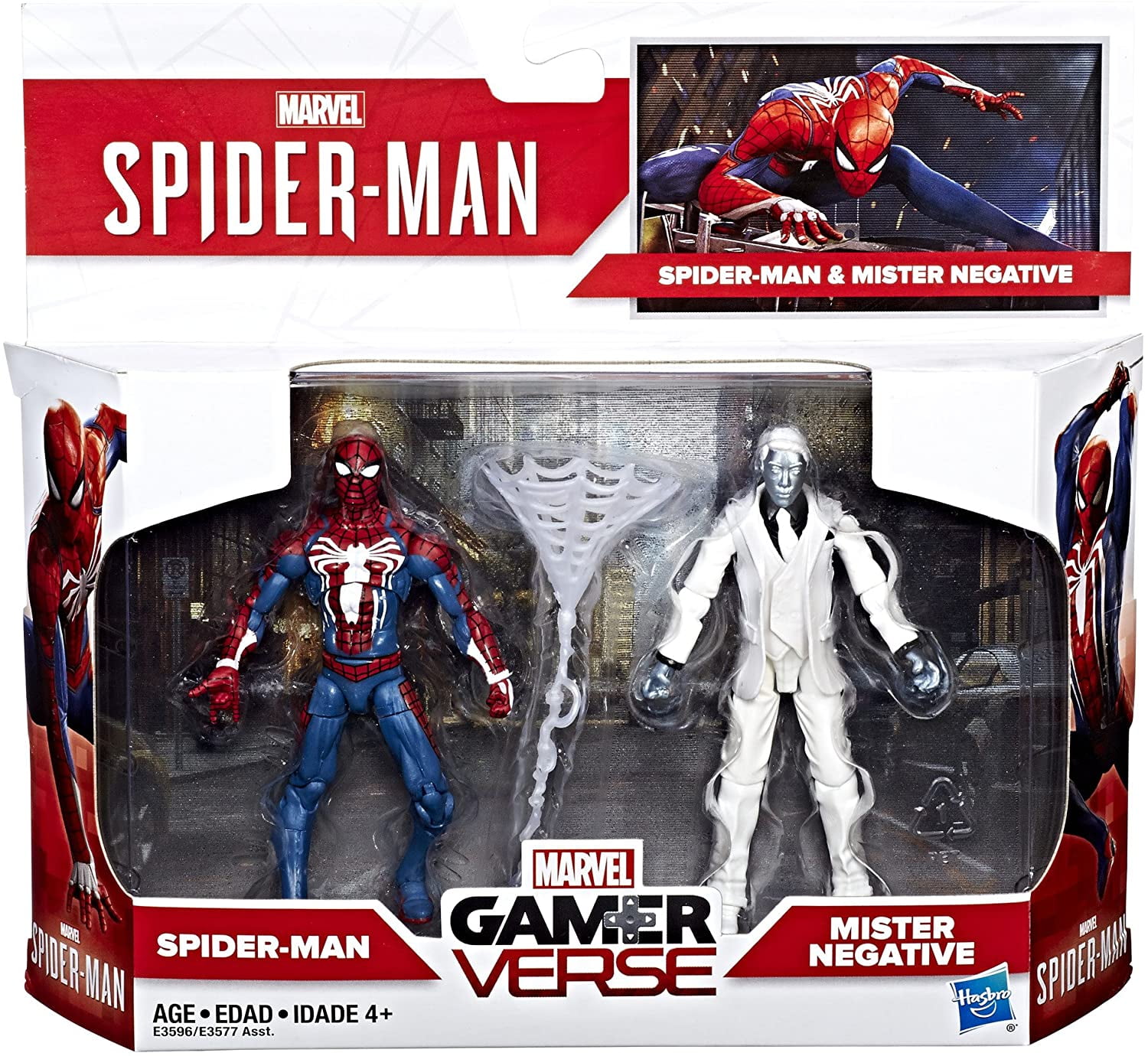 Marvel Gamerverse Spider-Man versus Mr. Negative 3.75 Inch Action ...