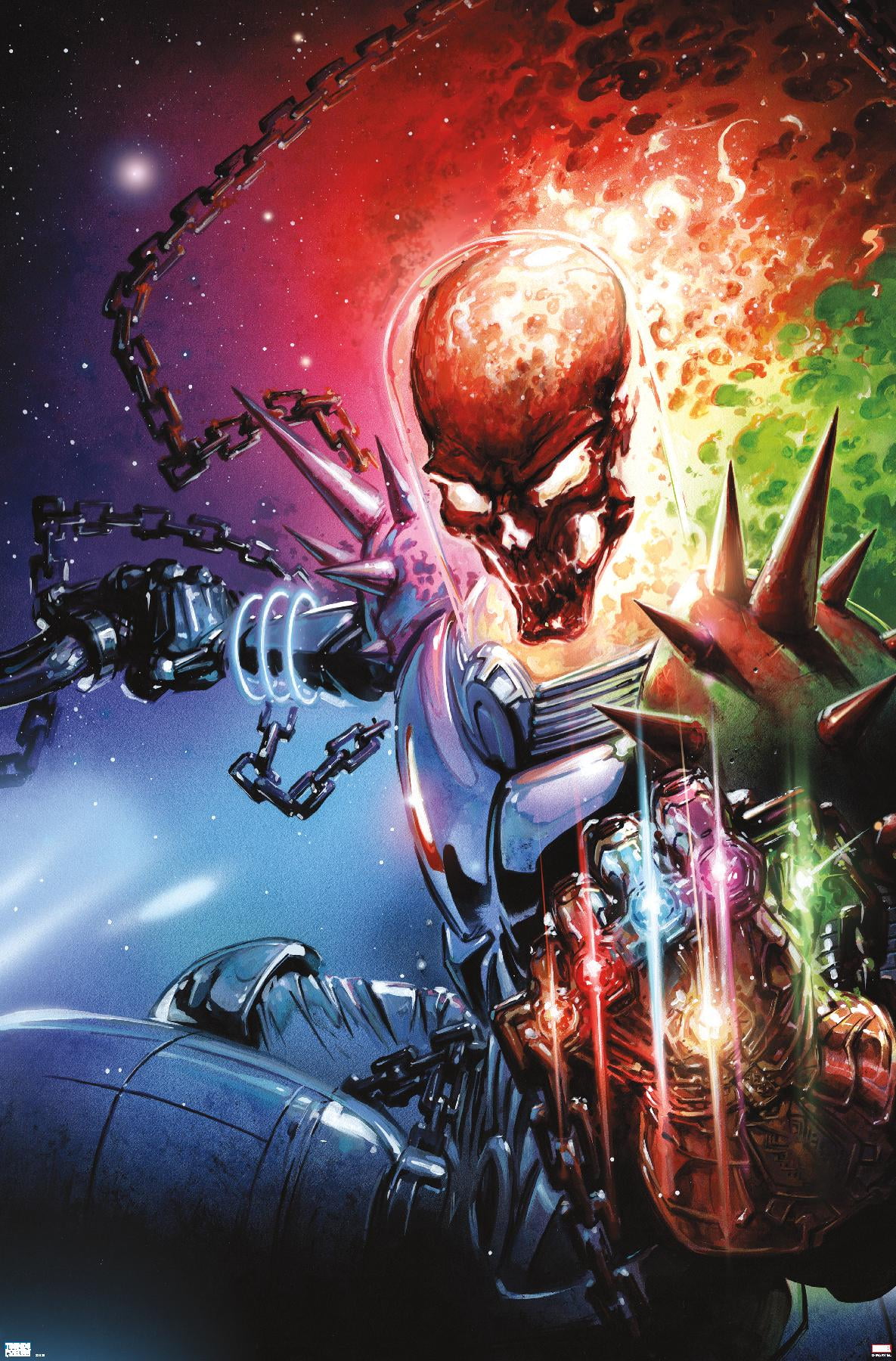 Marvel Ghost Rider - Cosmic Ghost Rider Destroys Marvel History #1 Wall ...