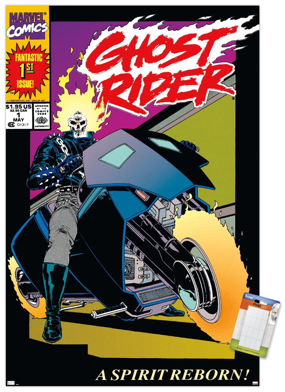 Marvel Ghost Rider - Ghost Rider #1 Wall Poster, 22.375" x 34 ...