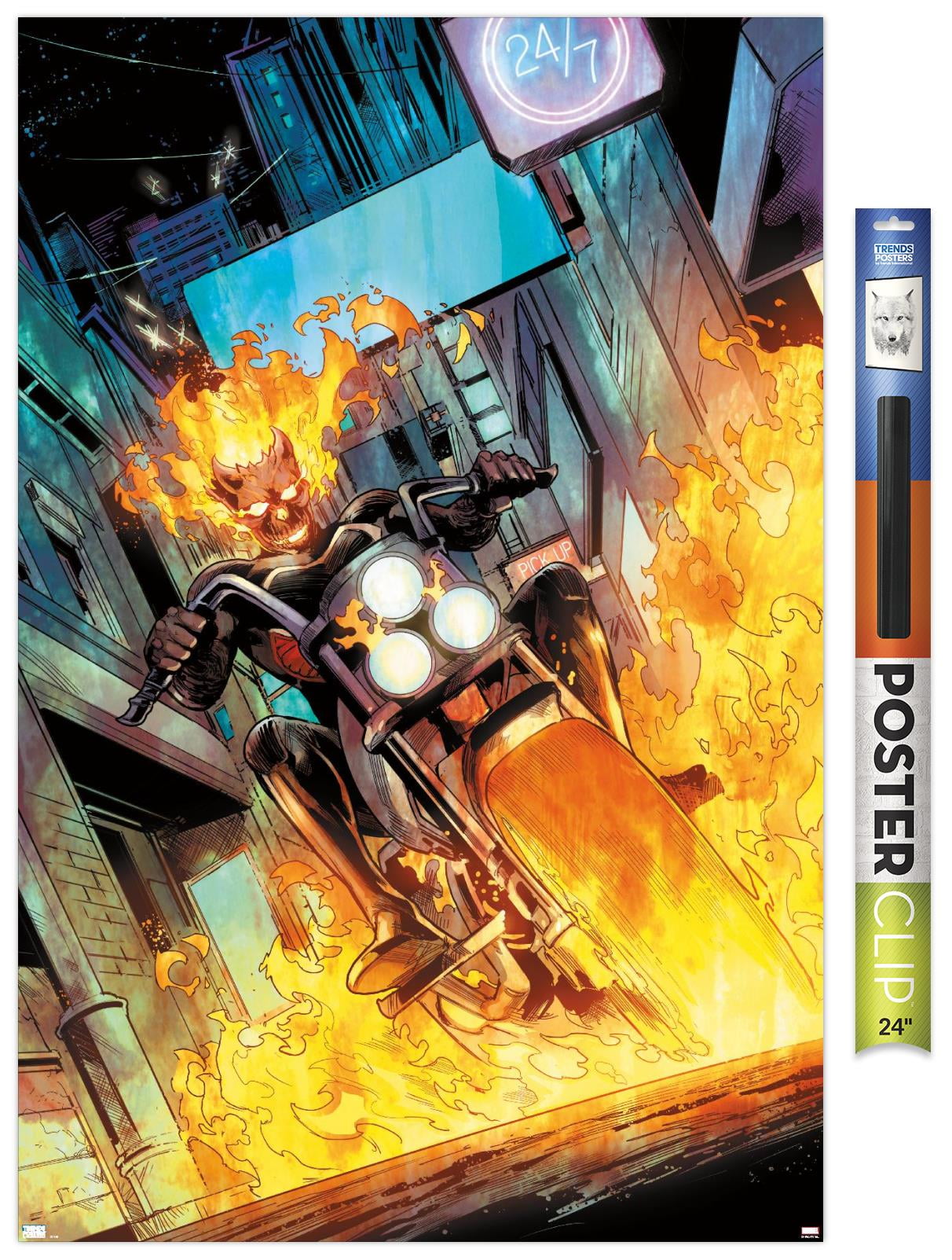 Marvel Ghost Rider - Ghost Rider #18 Wall Poster, 22.375" x 34 ...
