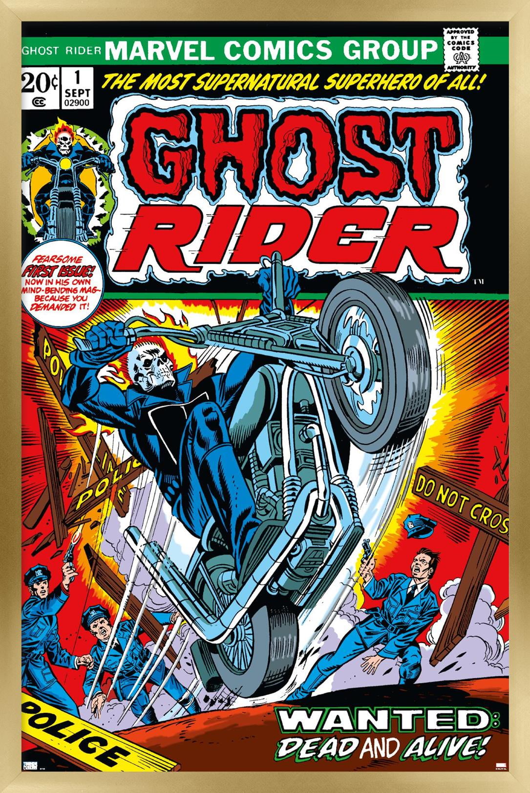 Marvel Ghost Rider - Heavens On Fire #1: Ghost Rider #1 Wall Poster, 22 ...