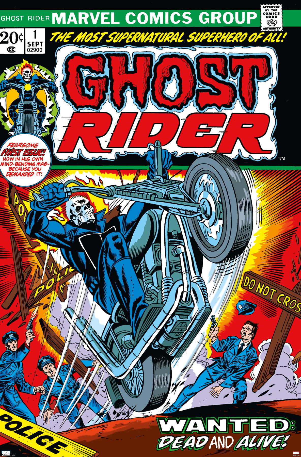 Marvel Ghost Rider - Heavens On Fire #1: Ghost Rider #1 Wall Poster, 22 ...