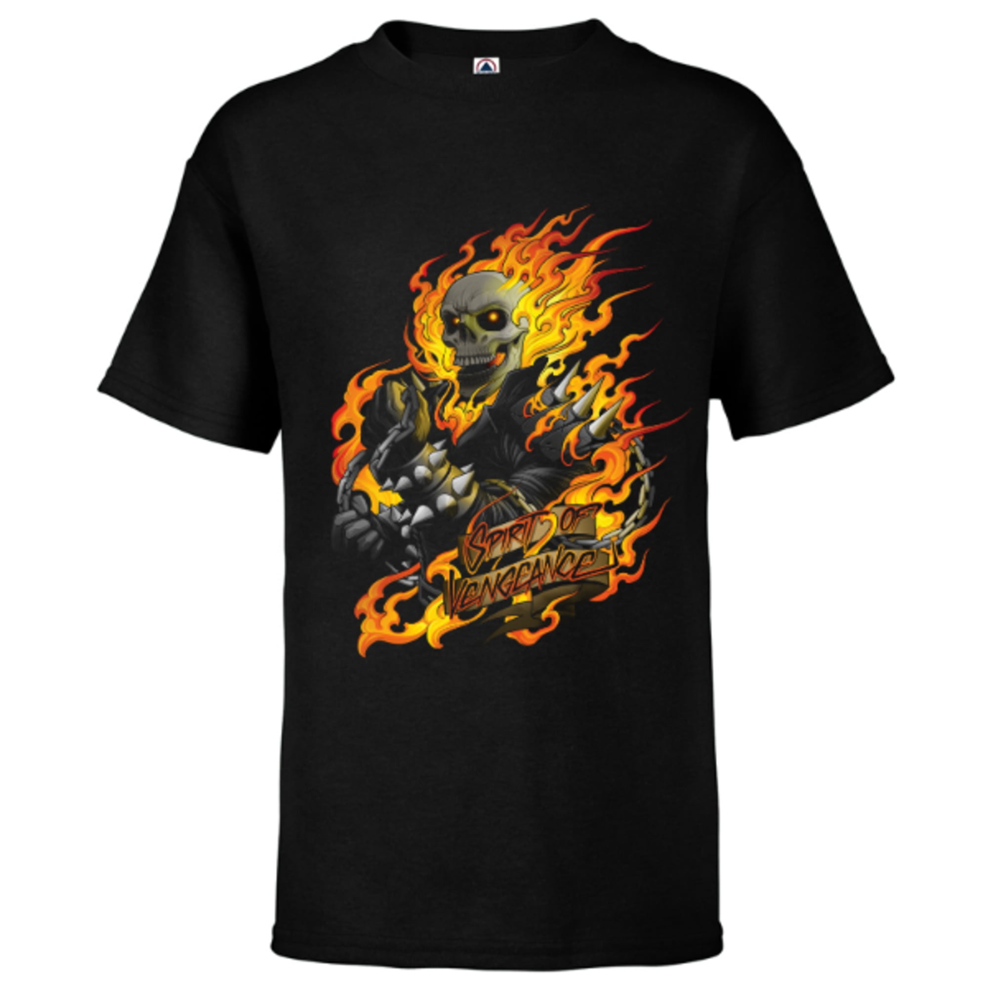 Marvel Ghost Rider Spirit of Vengeance Flaming Skull - Short Sleeve T ...
