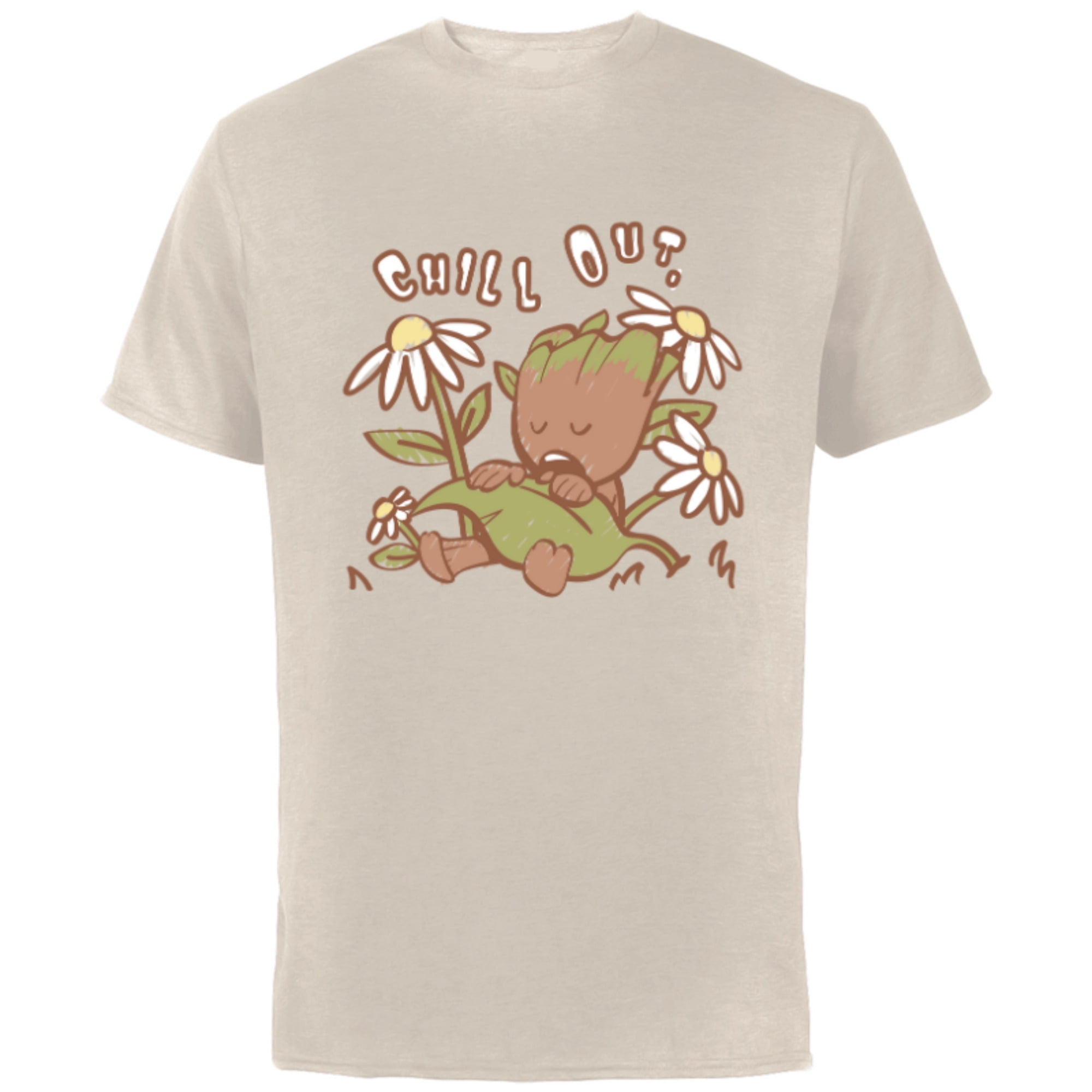 Marvel Groot Chill Out Relax Guardians of the Galaxy - Short Sleeve ...