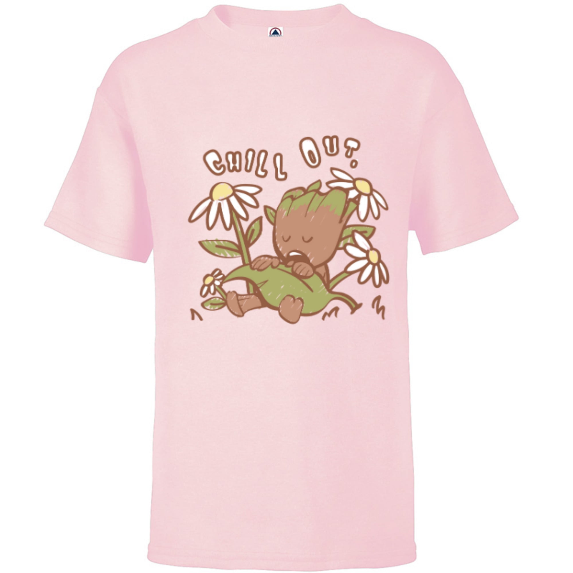 Marvel Groot Chill Out Relax Guardians of the Galaxy - Short Sleeve T ...