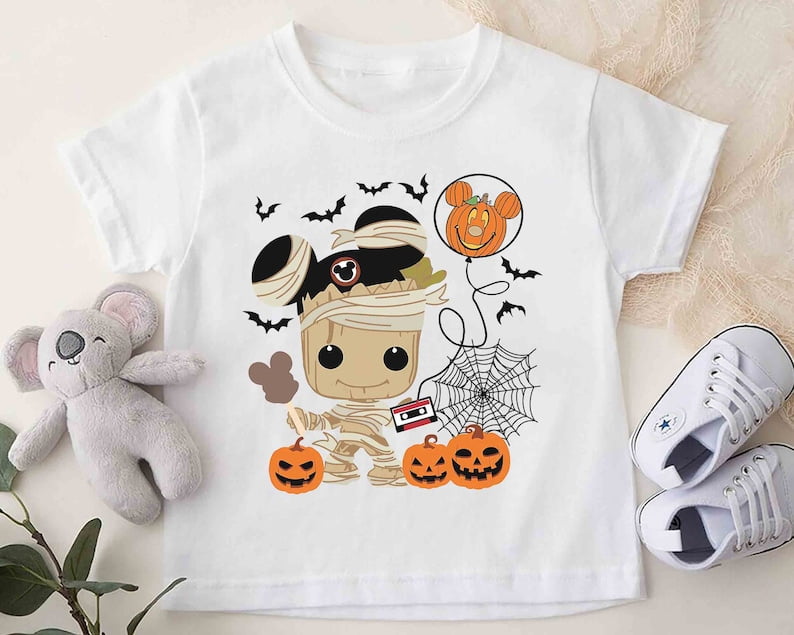 Marvel Groot Mummy Halloween Mickey Balloons Shirts, I am Groot ...