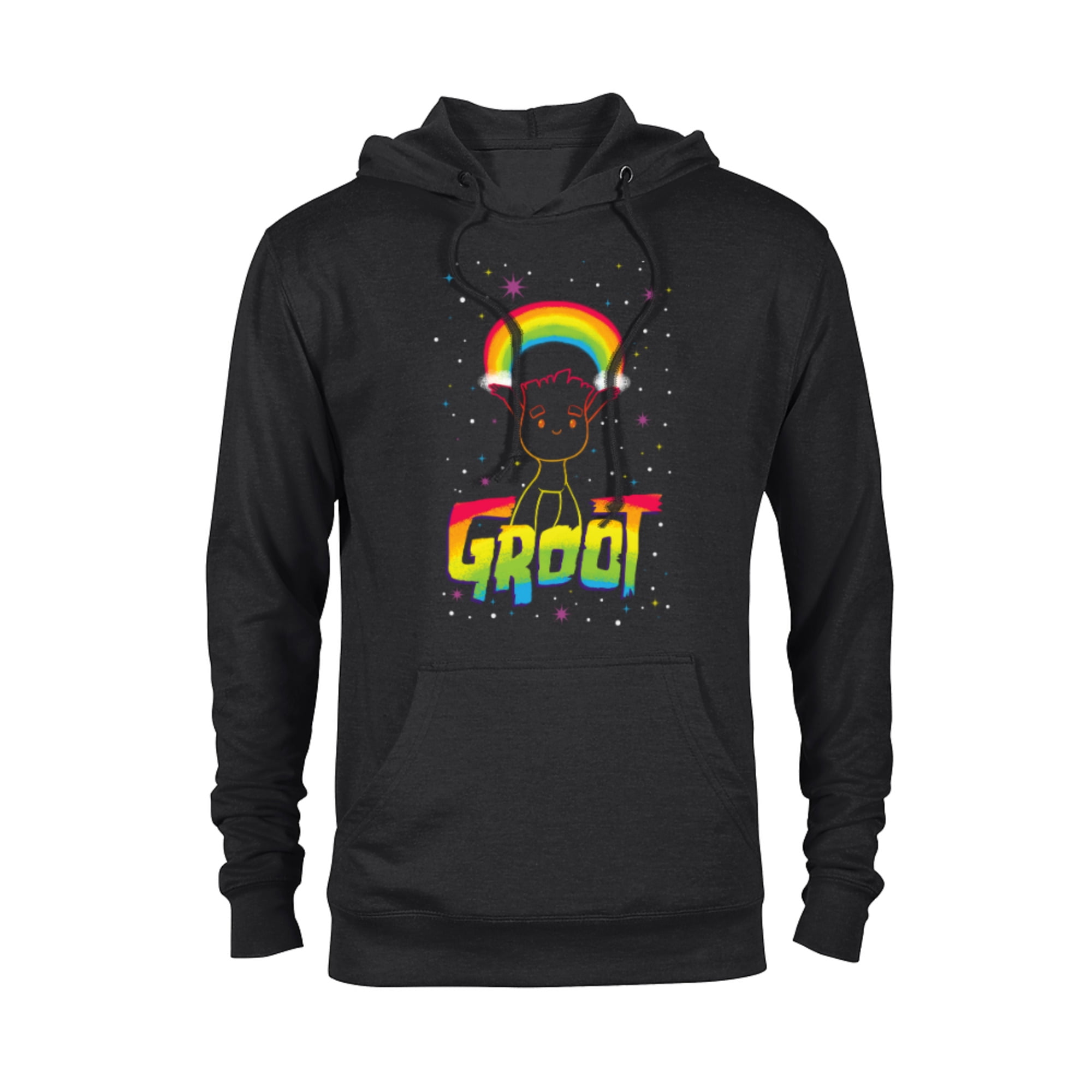 Marvel Groot Rainbow in Space Guardians of the Galaxy - Pullover Hoodie ...