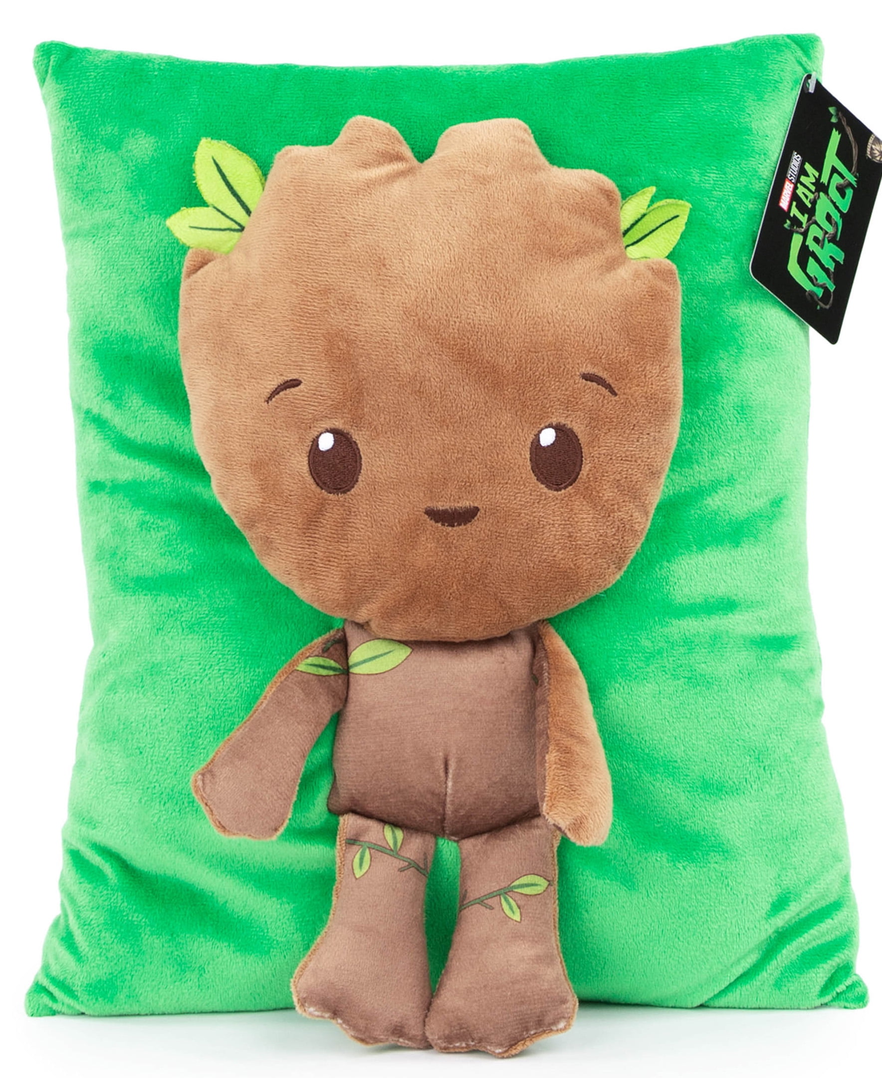 Jay Franco Marvel Guardians of the Galaxy Groot Green 3D Snuggle Pillow ...