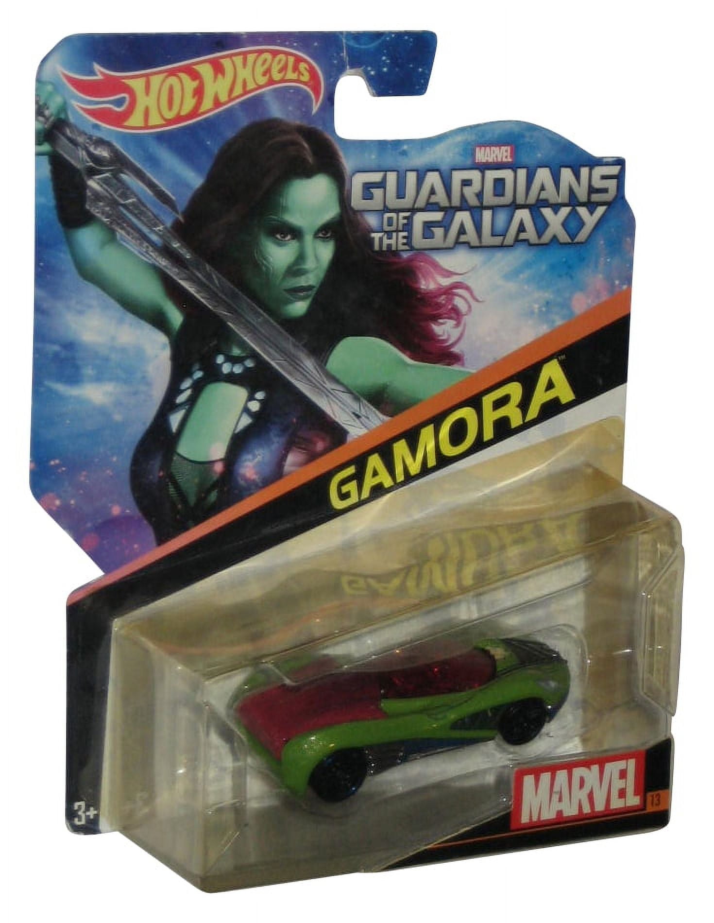 Marvel Guardians of The Galaxy Gamora (2014) Hot Wheels Toy Car #13 ...
