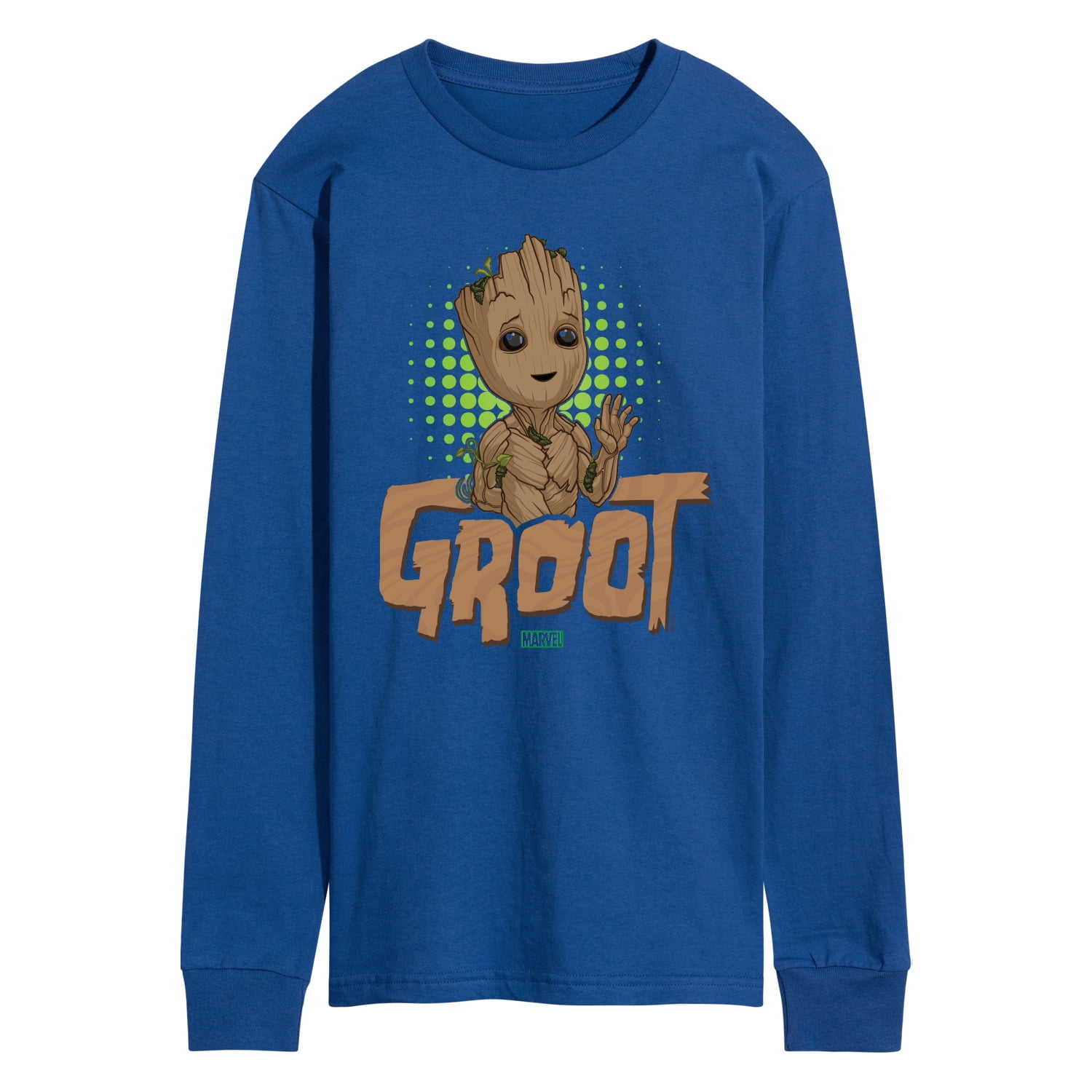 Marvel Guardians of the Galaxy - Baby Groot - Men's Long Sleeve Graphic T-Shirt - Walmart.com