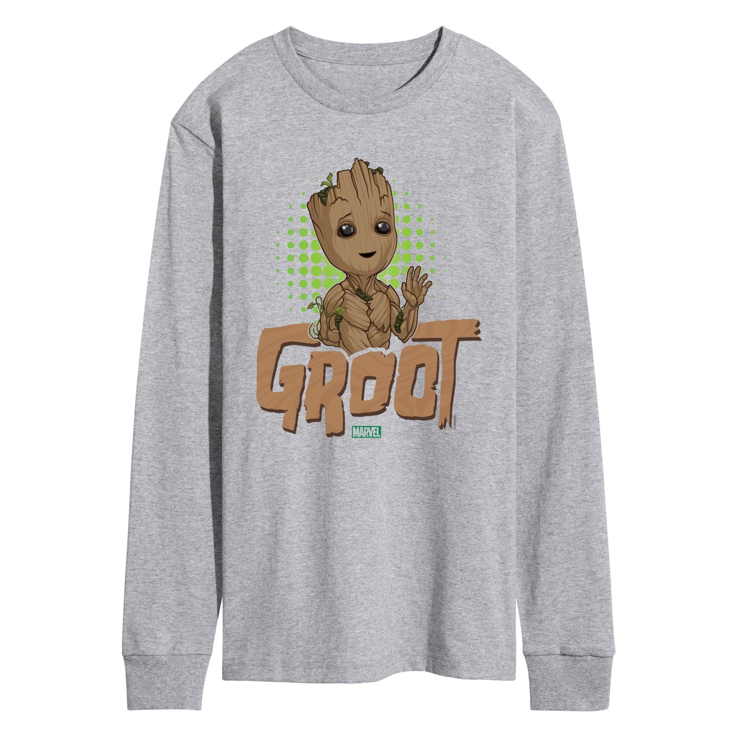 Marvel Guardians of the Galaxy - Baby Groot - Men's Long Sleeve Graphic ...