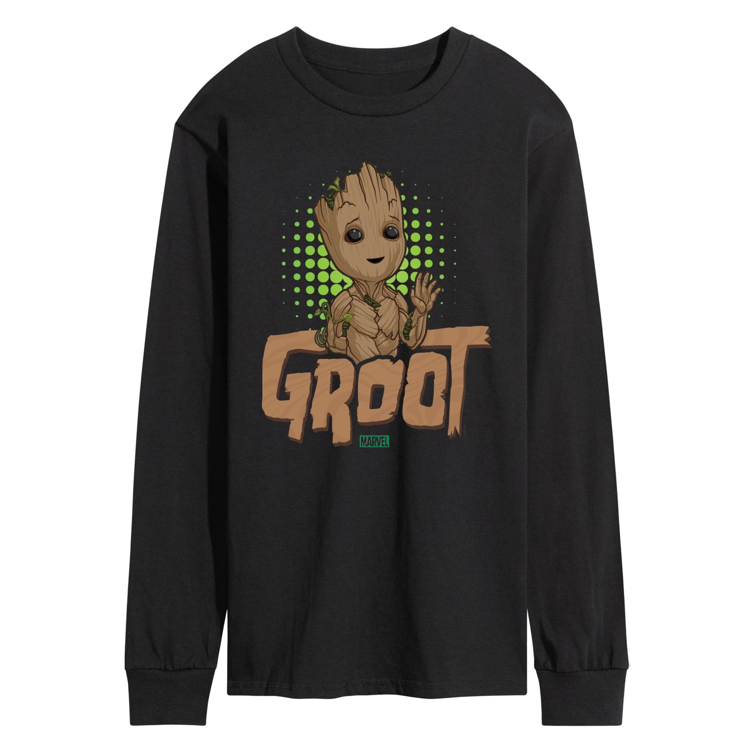 Marvel Guardians of the Galaxy - Baby Groot - Men's Long Sleeve Graphic T-Shirt - Walmart.com