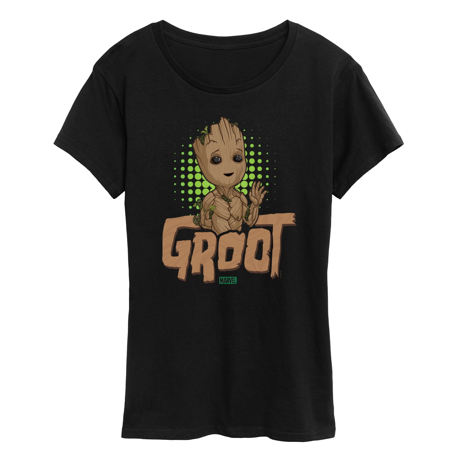 Marvel Guardians of the Galaxy - Baby Groot - Women's Short Sleeve ...