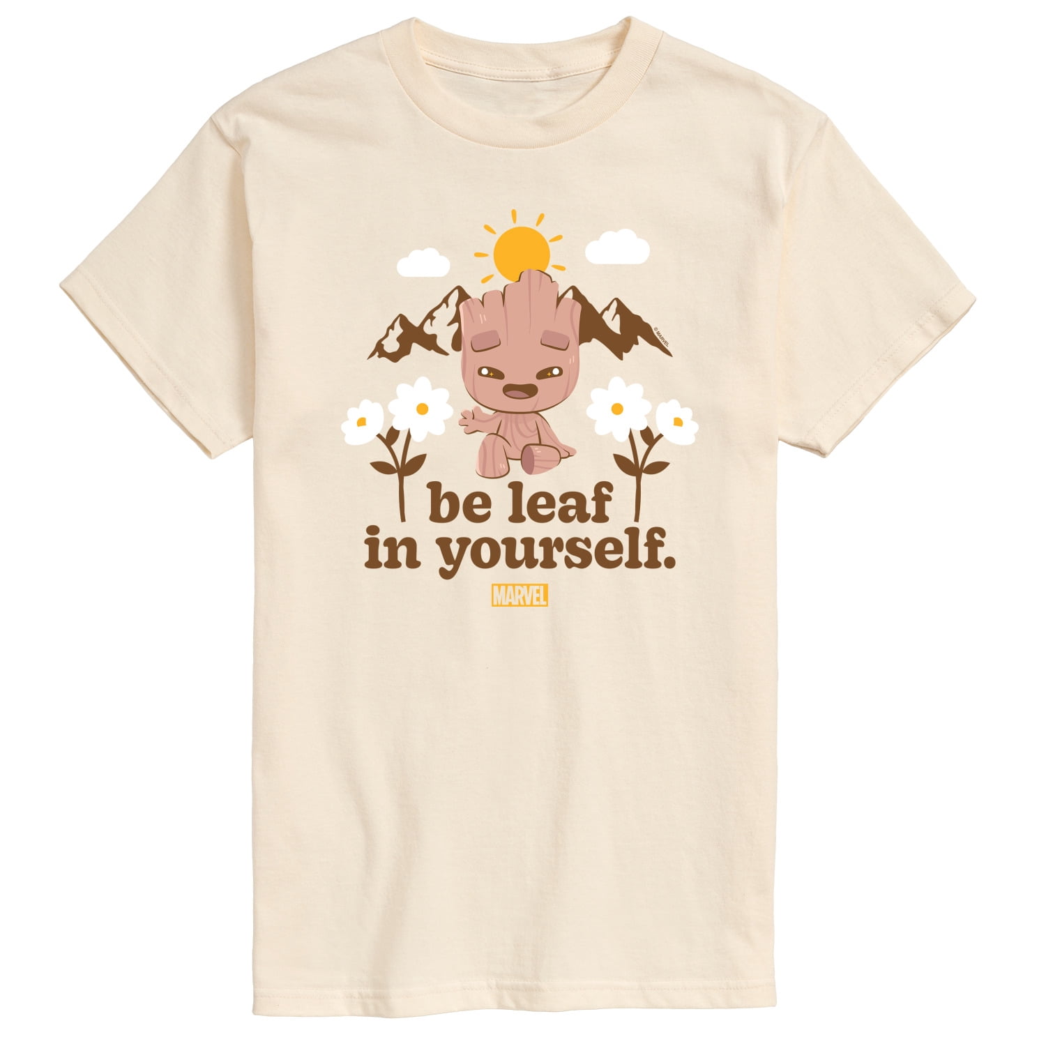 Marvel Guardians of the Galaxy - Be Leaf In Yourself - Men's Short ...