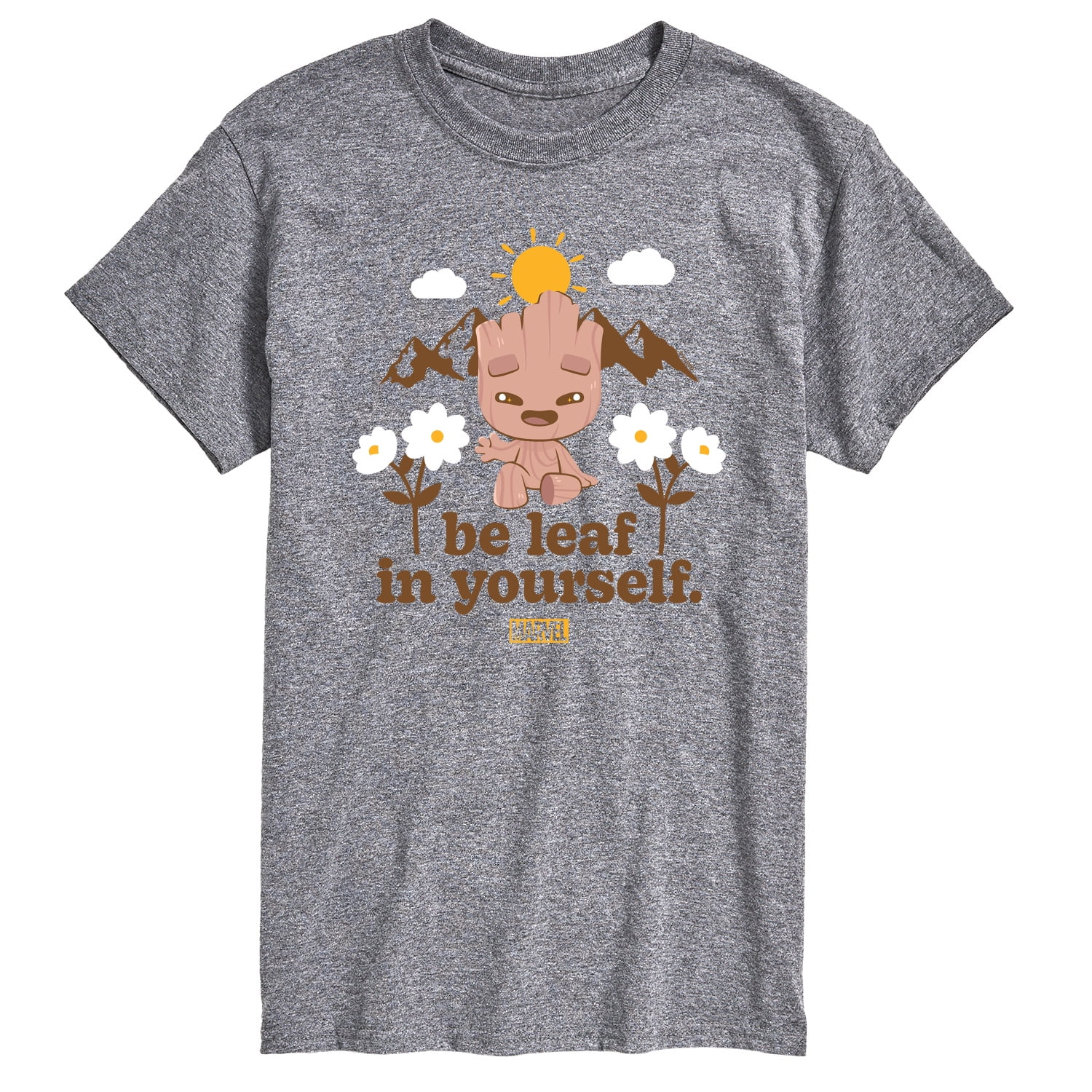Marvel Guardians of the Galaxy - Be Leaf In Yourself - Men's Short ...
