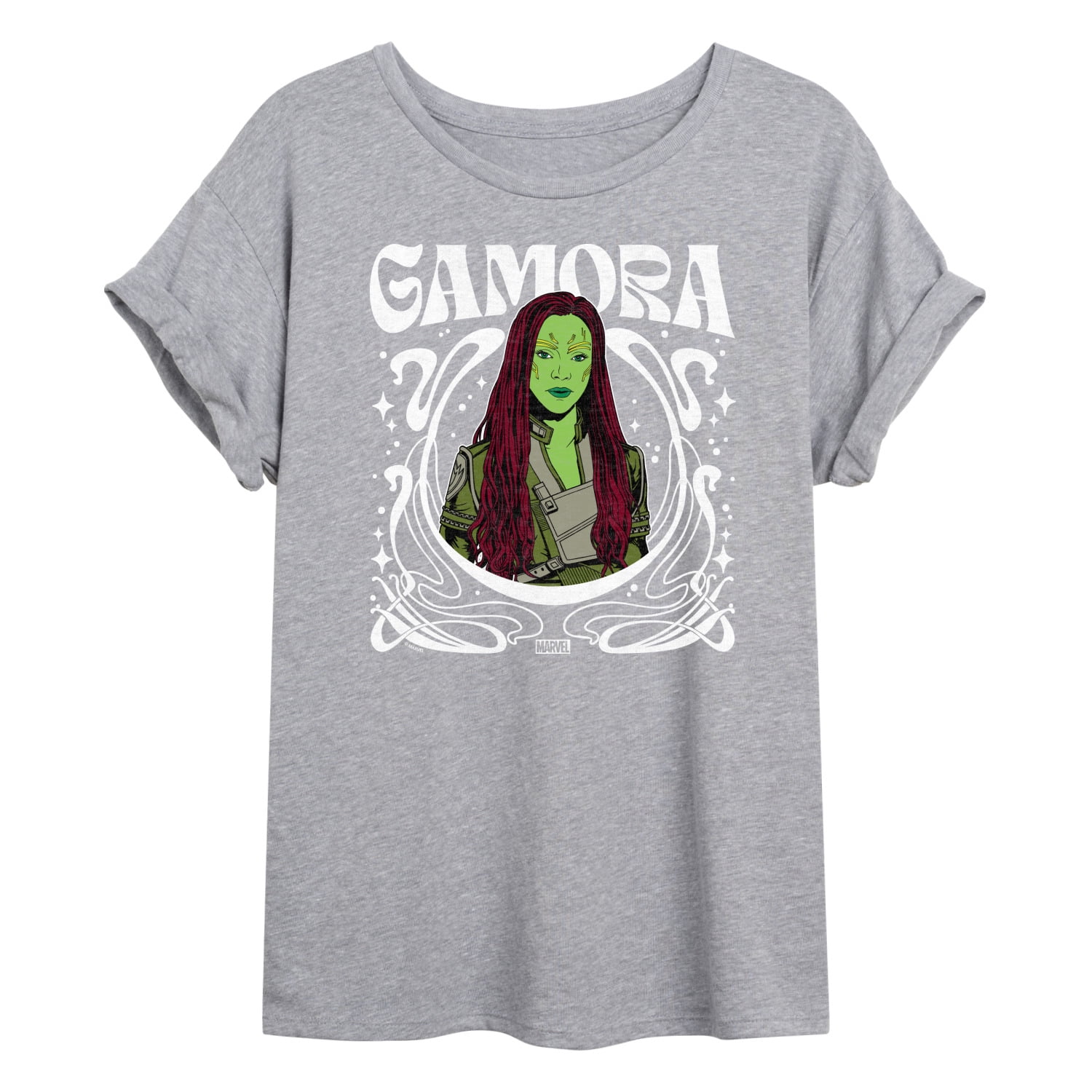 Marvel Guardians of the Galaxy - Gamora Art Nouveau - Women's Oversized ...