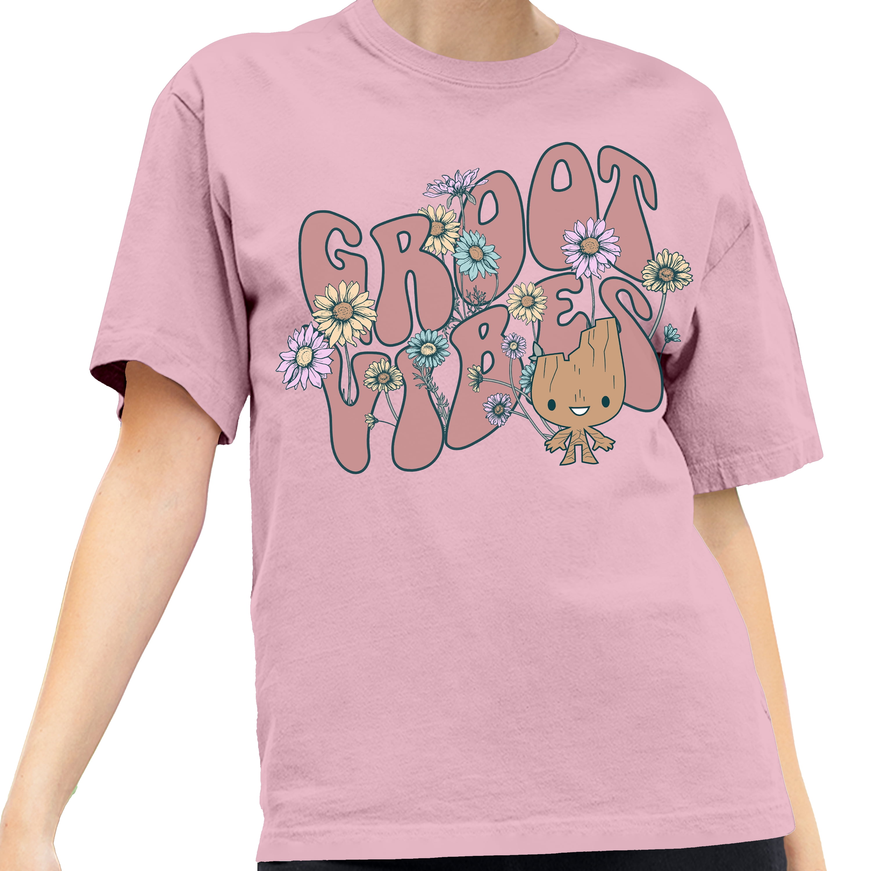 Marvel Guardians of the Galaxy Groot Vibes Mens and Womens Short Sleeve ...