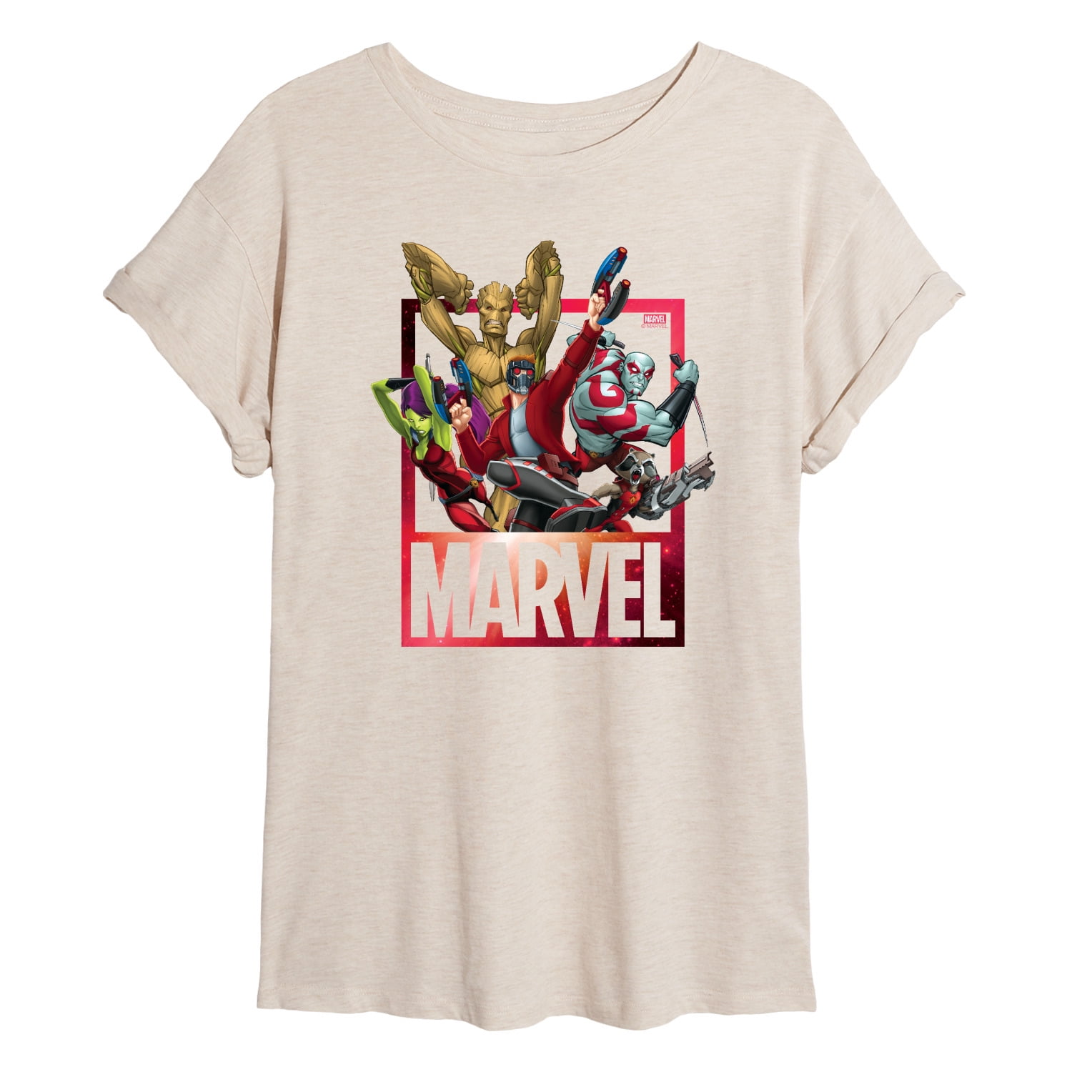 Marvel Guardians of the Galaxy - Marvel Women's Oversized Graphic T ...